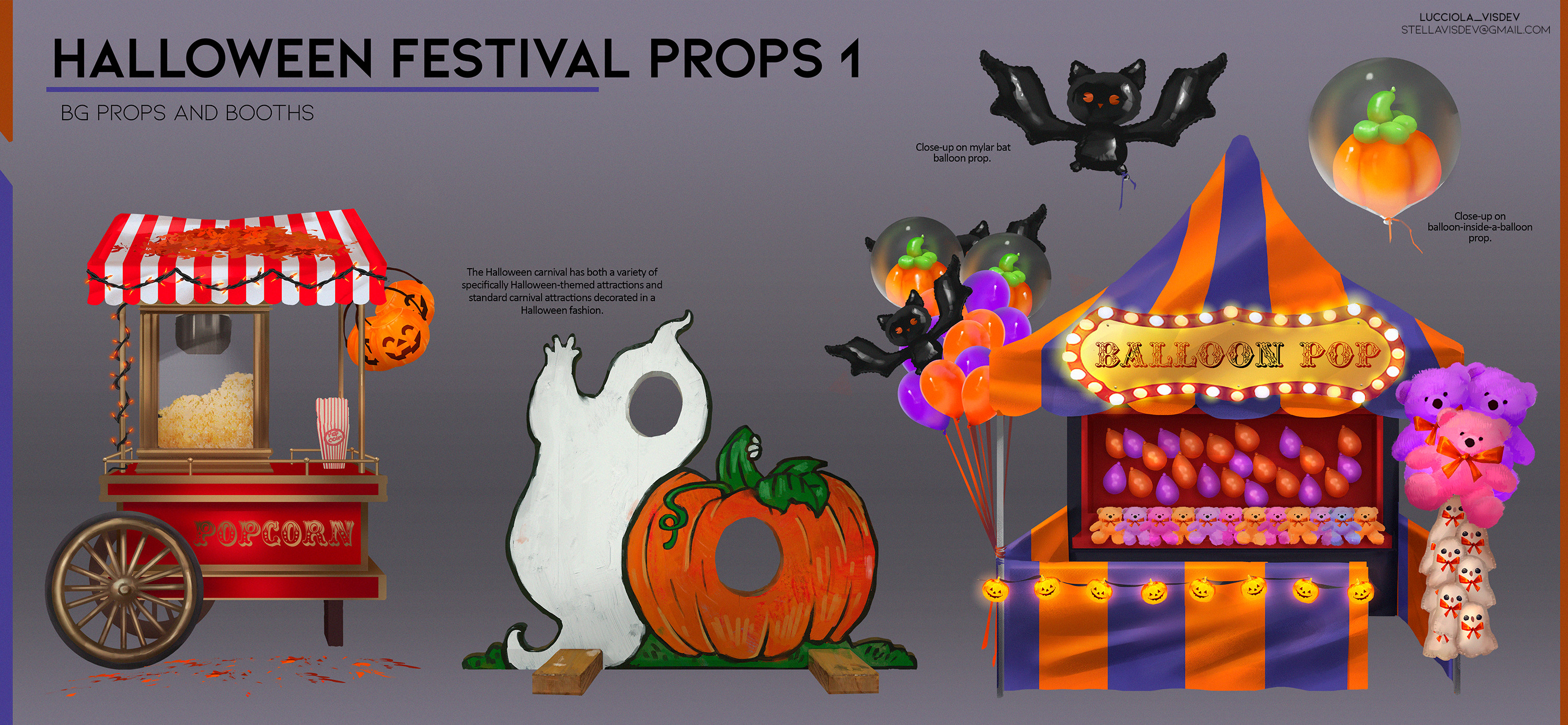 Haunted Carnival Props