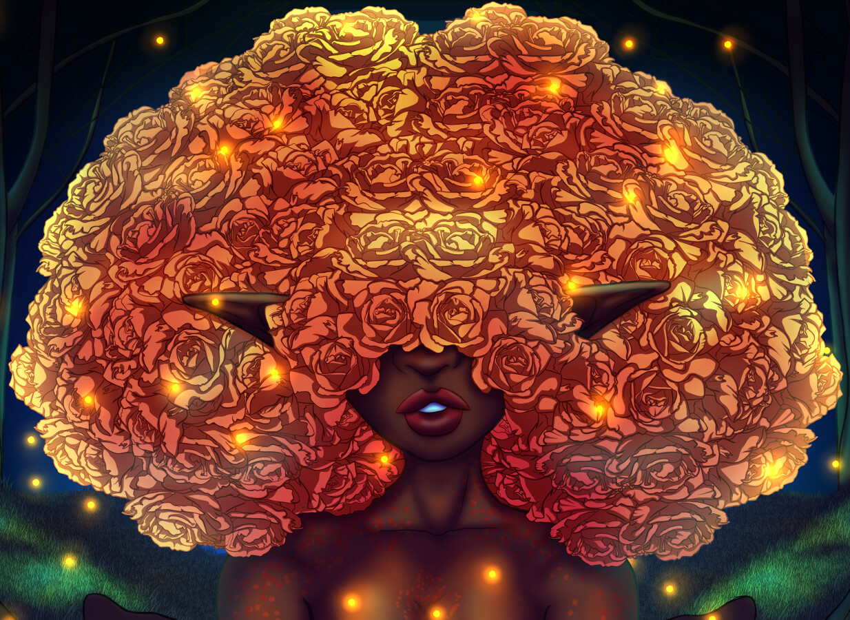 ArtStation - Rose Nymph