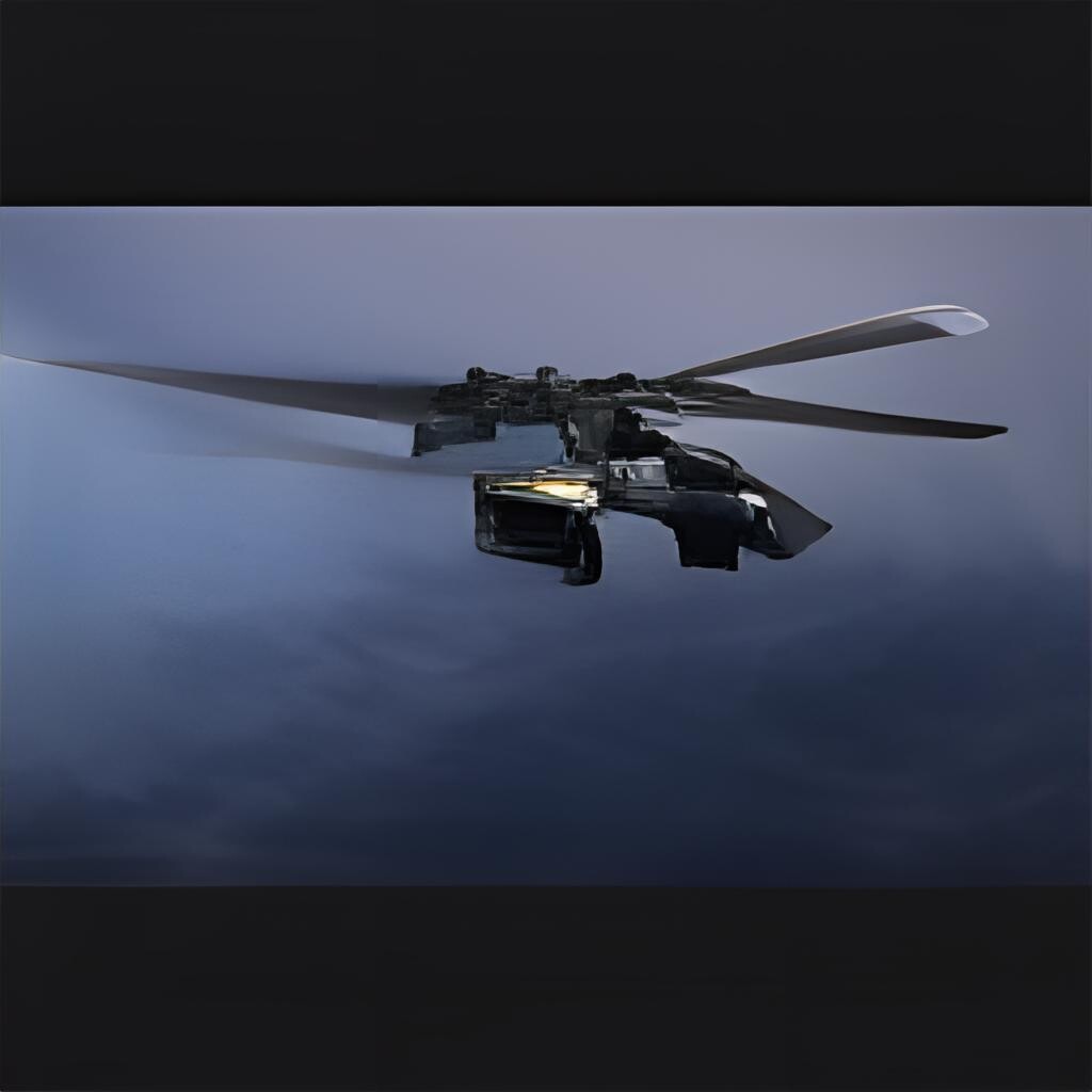 ArtStation - Futuristic helicopter