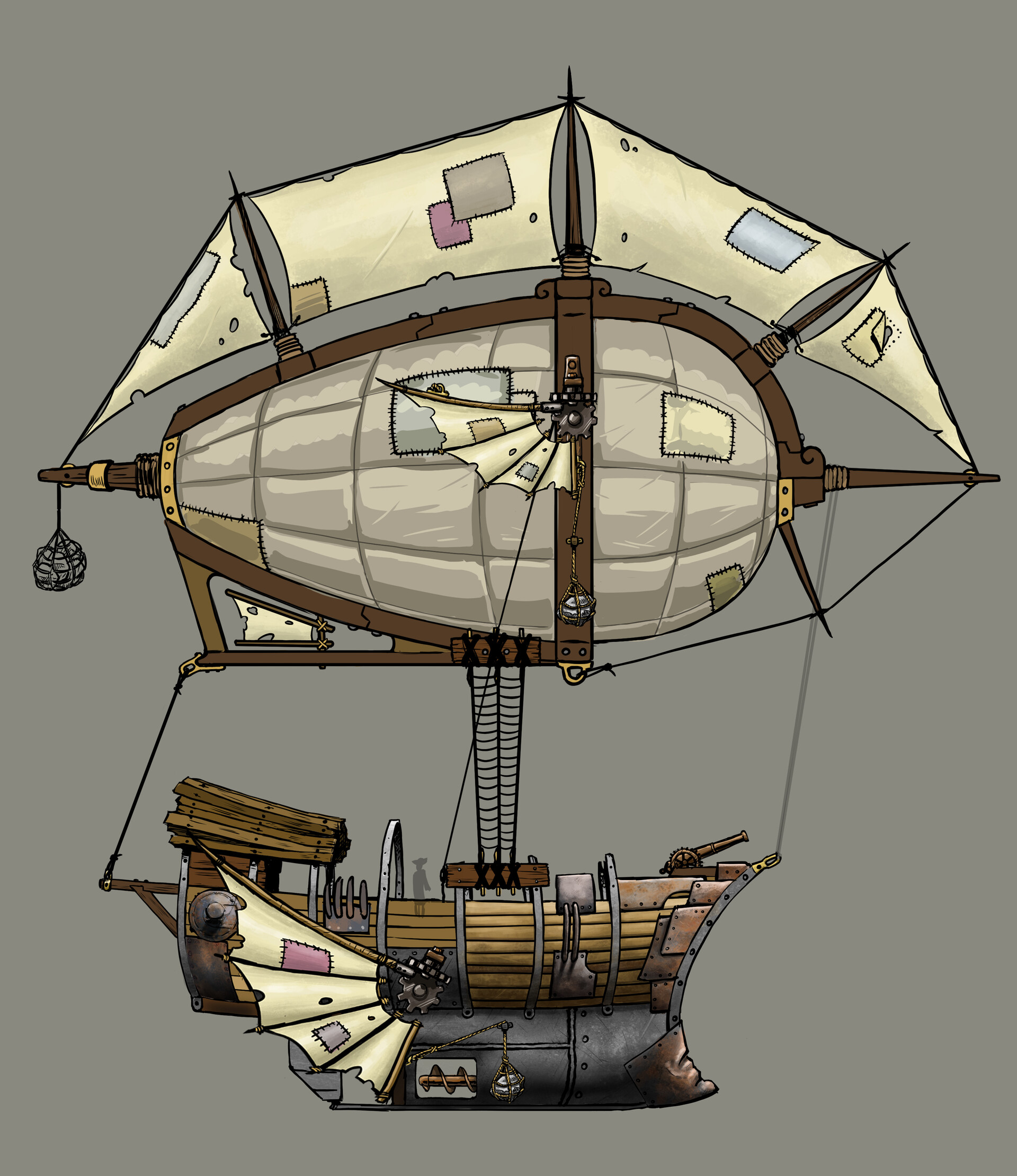 ArtStation - Quick Concept - Steampunk Pirates