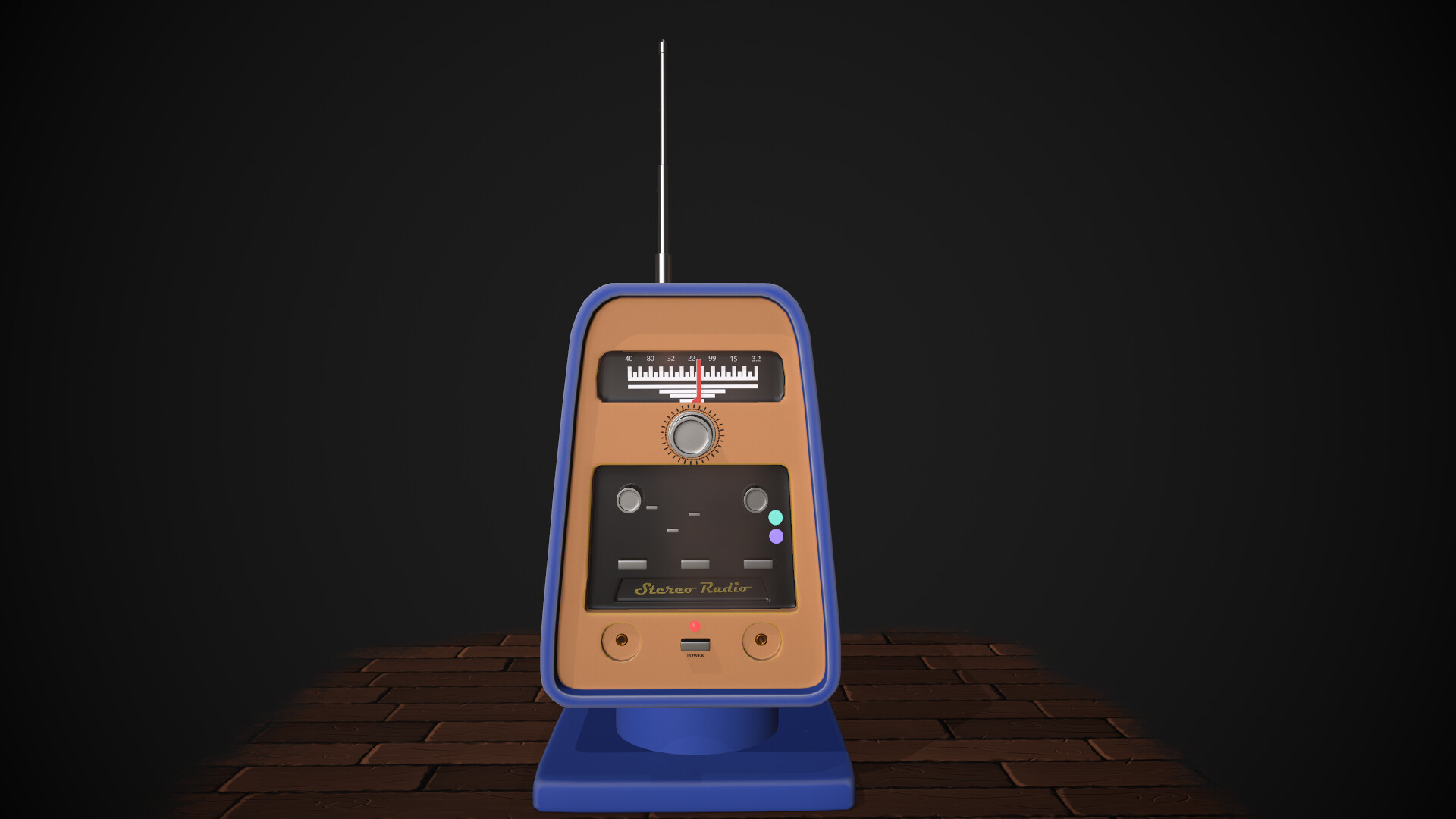 ArtStation - Stylized radio