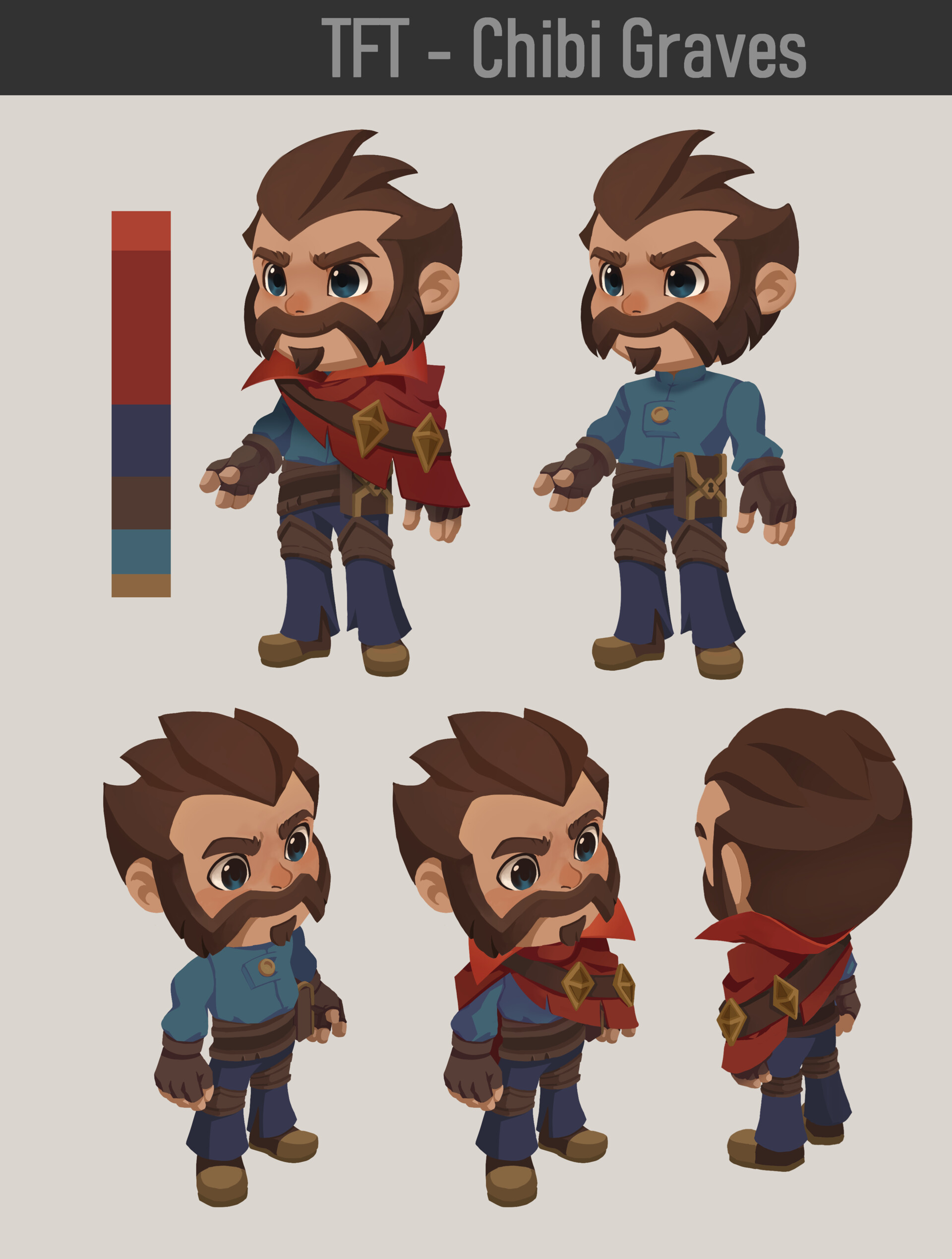 League Of Legends Caitlyn Chibi