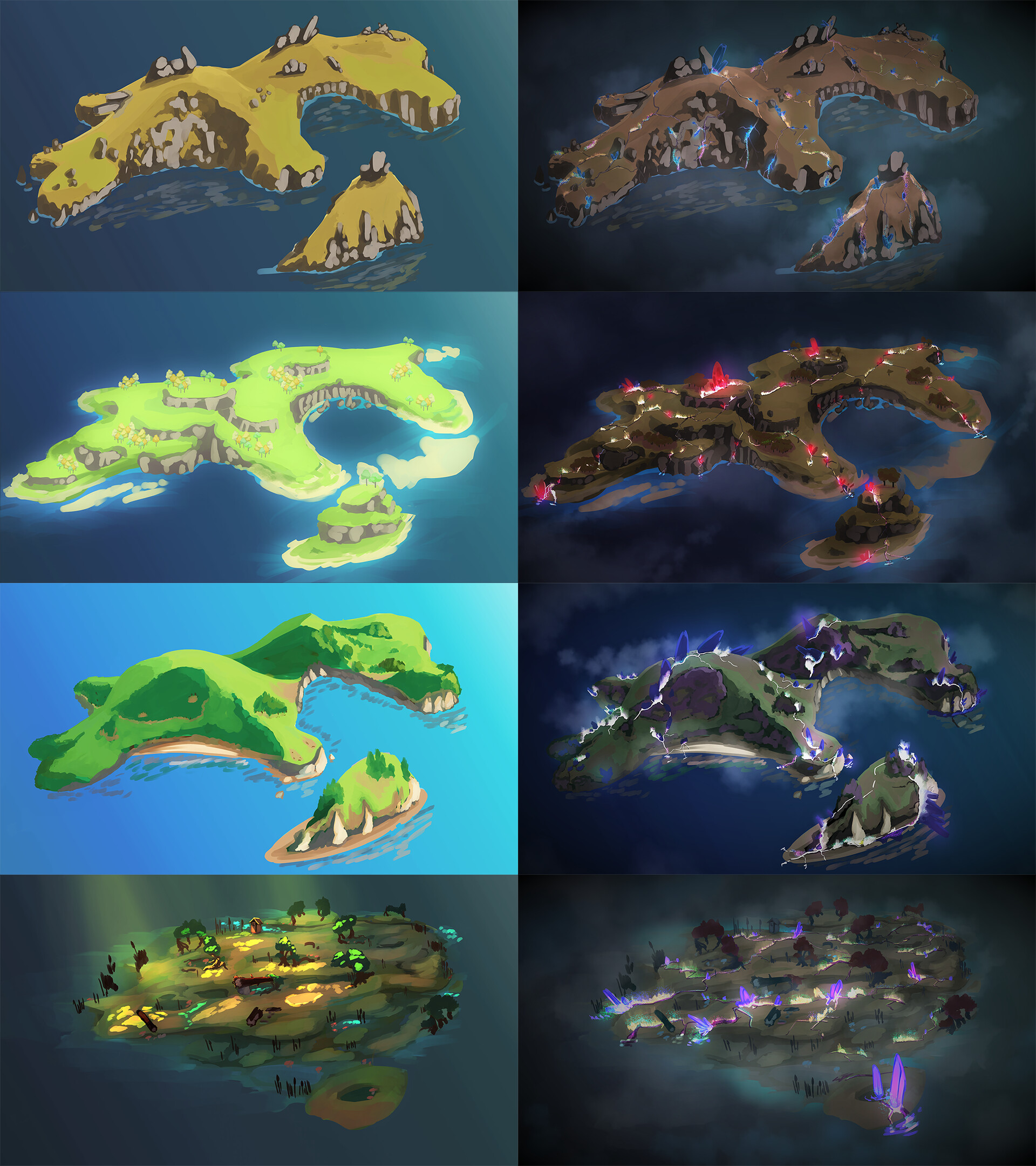 ArtStation - Cursed Island Biome Dev