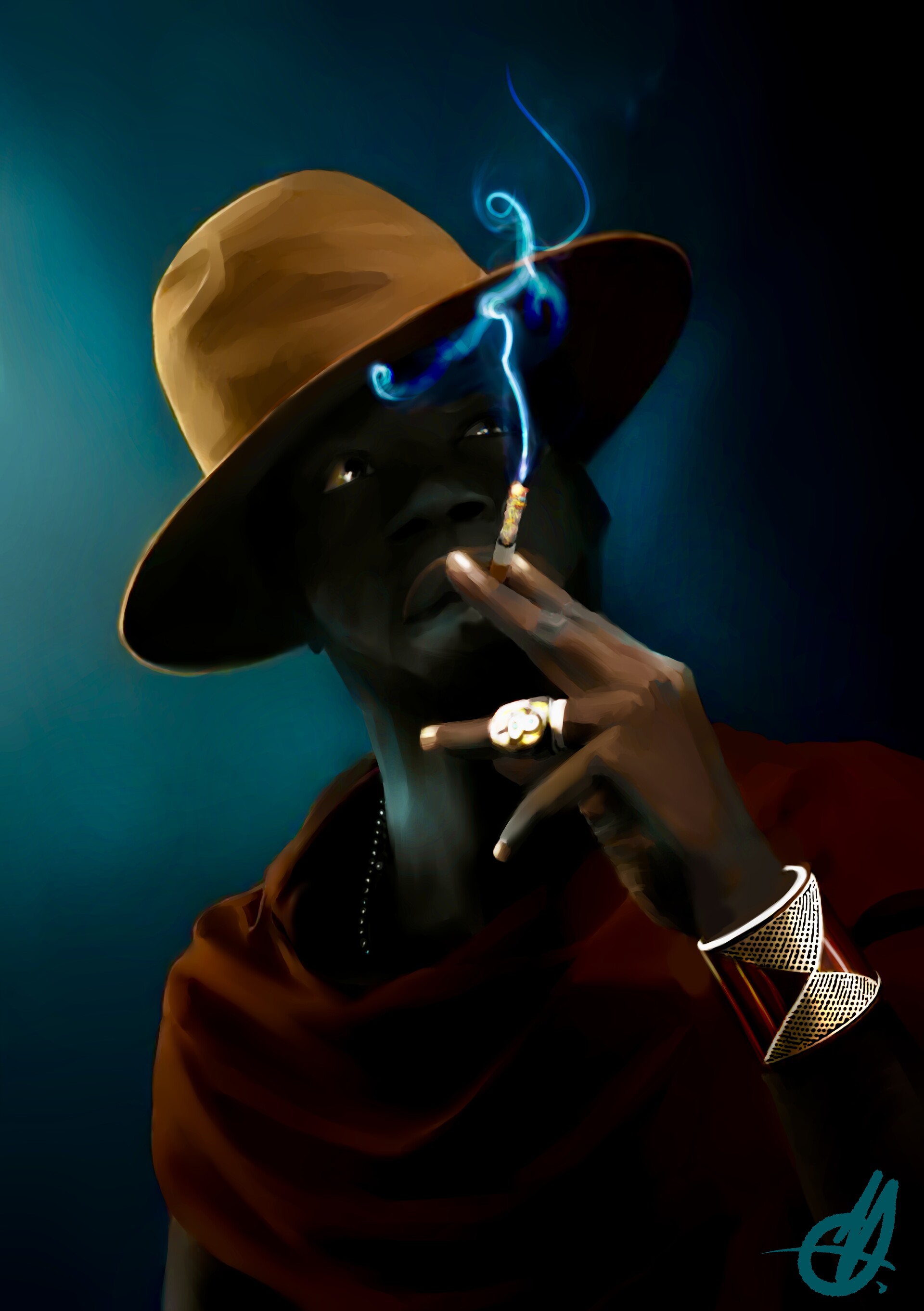 ArtStation - Blue Smoke