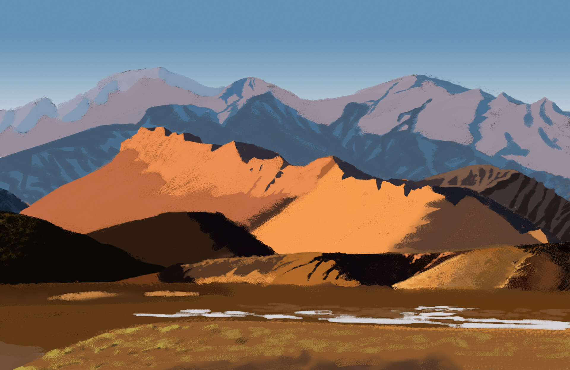 ArtStation - Tundra landscape