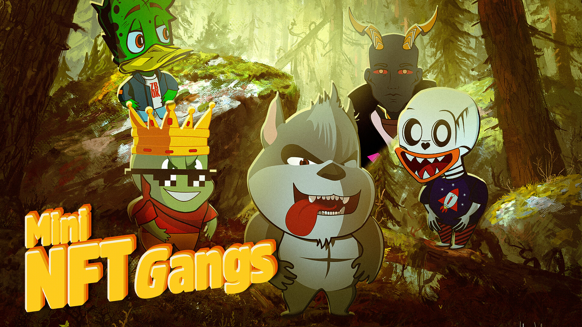 ArtStation - Commission work for Mini NFT gangs