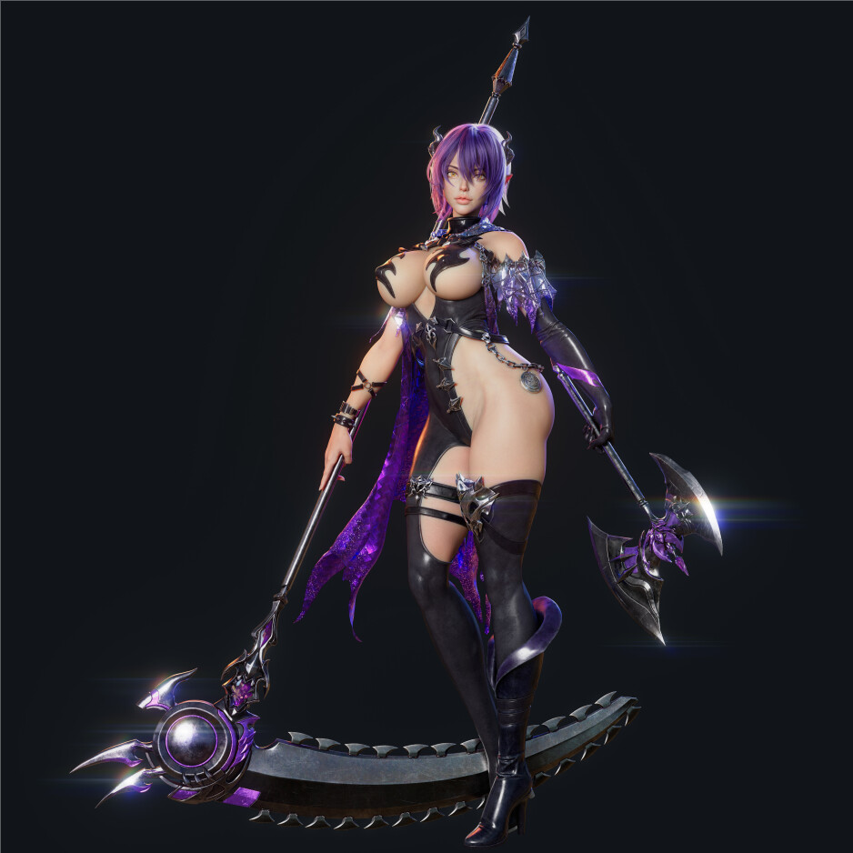 Wingfox workshop - 訓練營級｜美型CG角色製作《黑鐮魔女》全流程教學