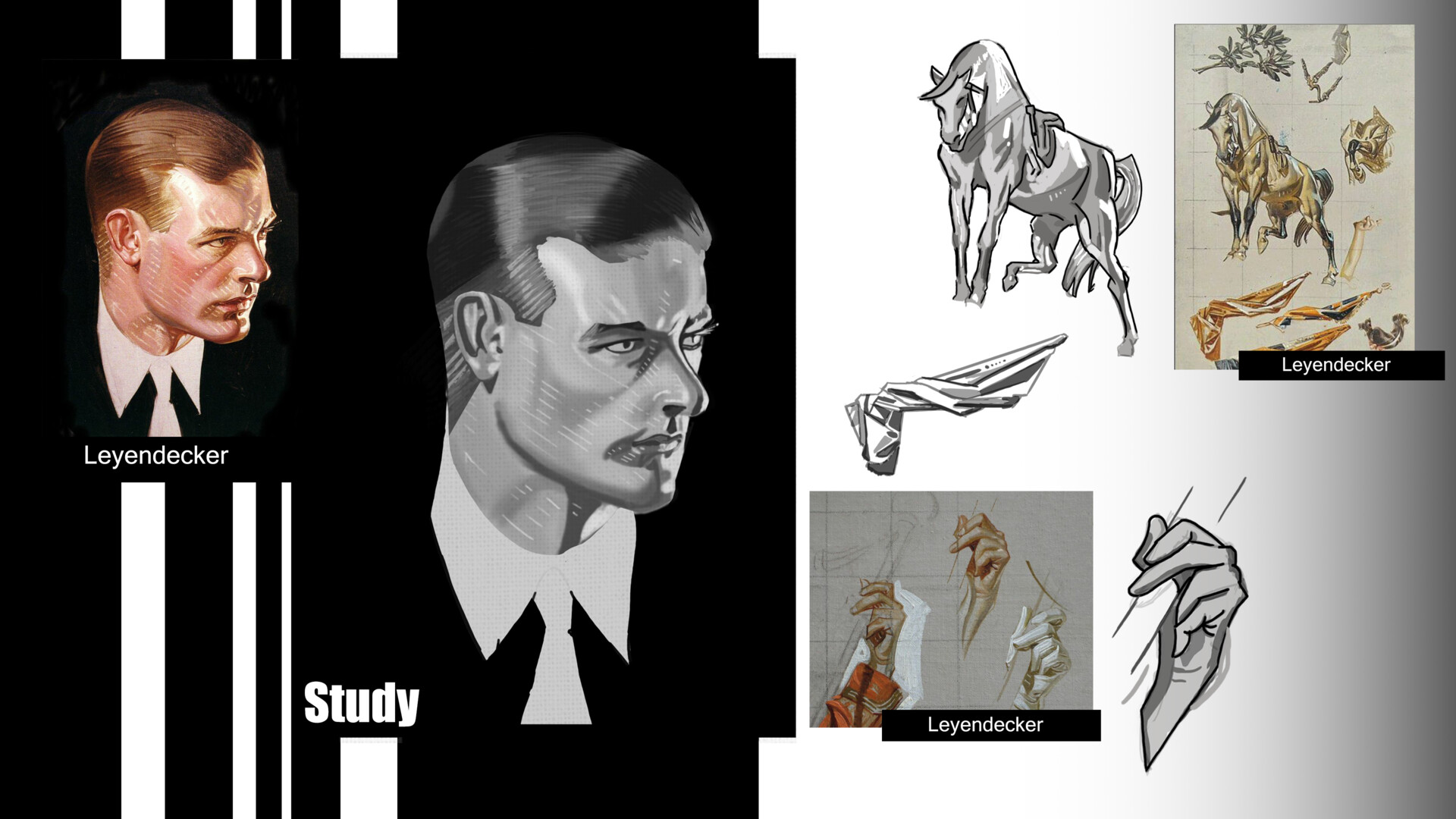 ArtStation - Leyendecker Master study