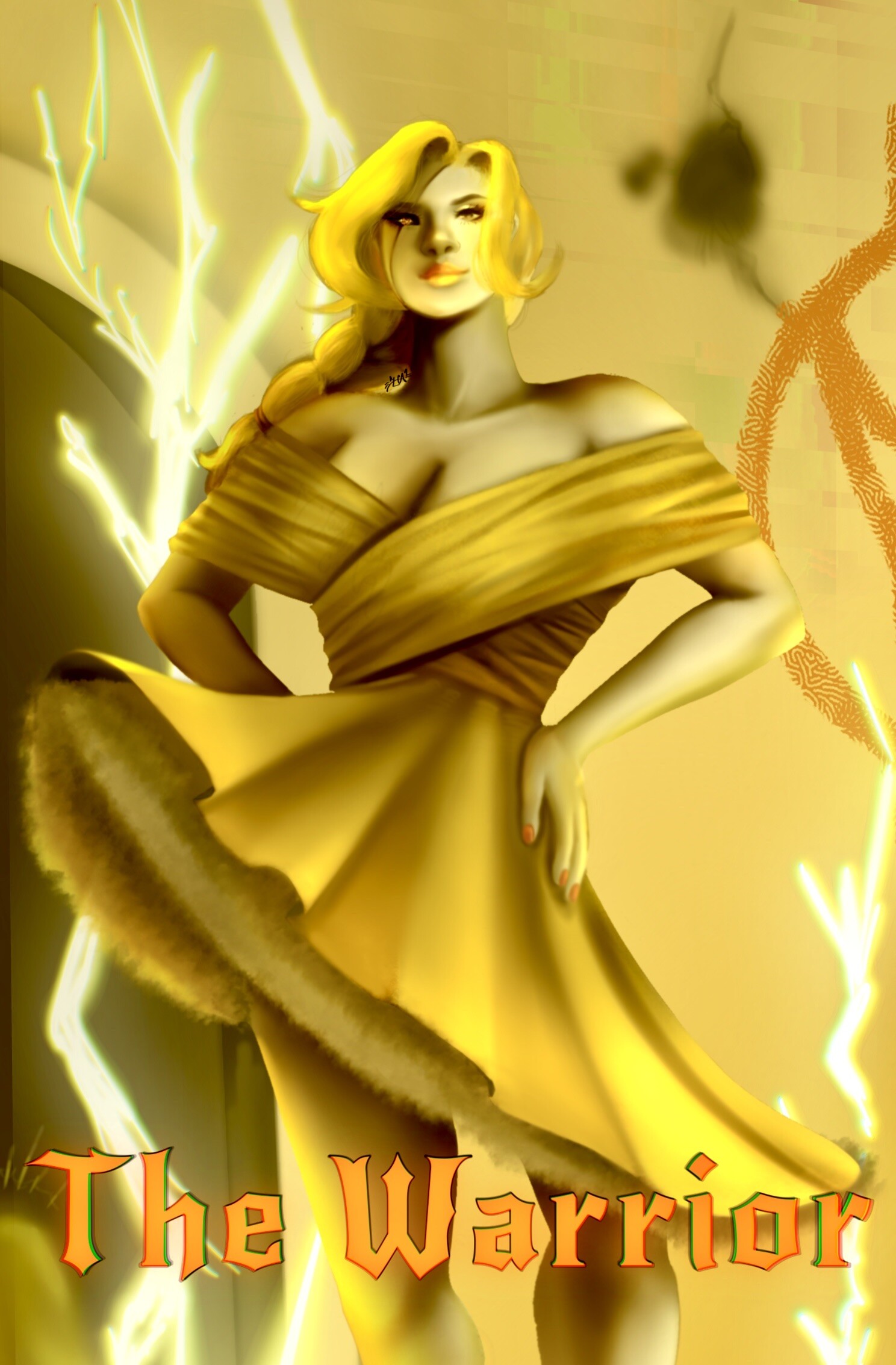 ArtStation - Aine, The Warrior of Verdania