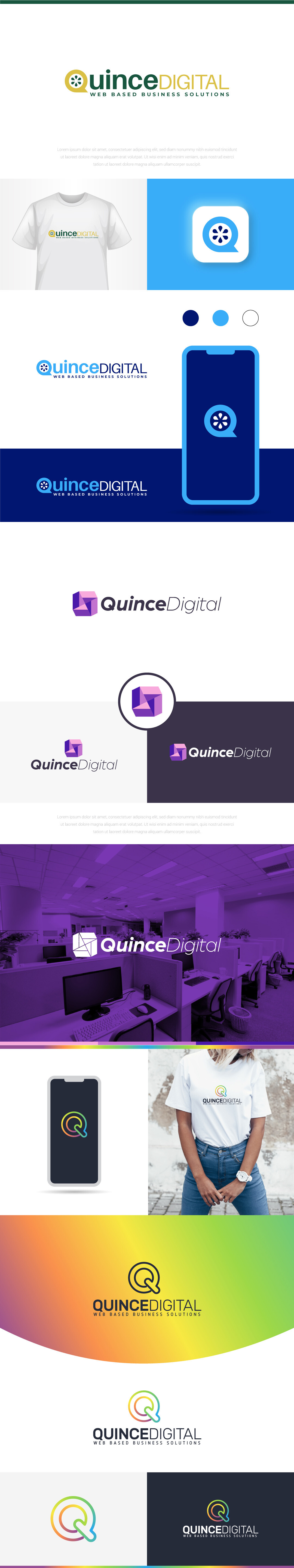 ArtStation - Quince Digital Logo Concepts| Brand Logo Designs