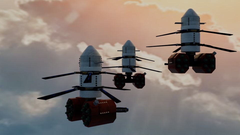 ArtStation - Flying robot