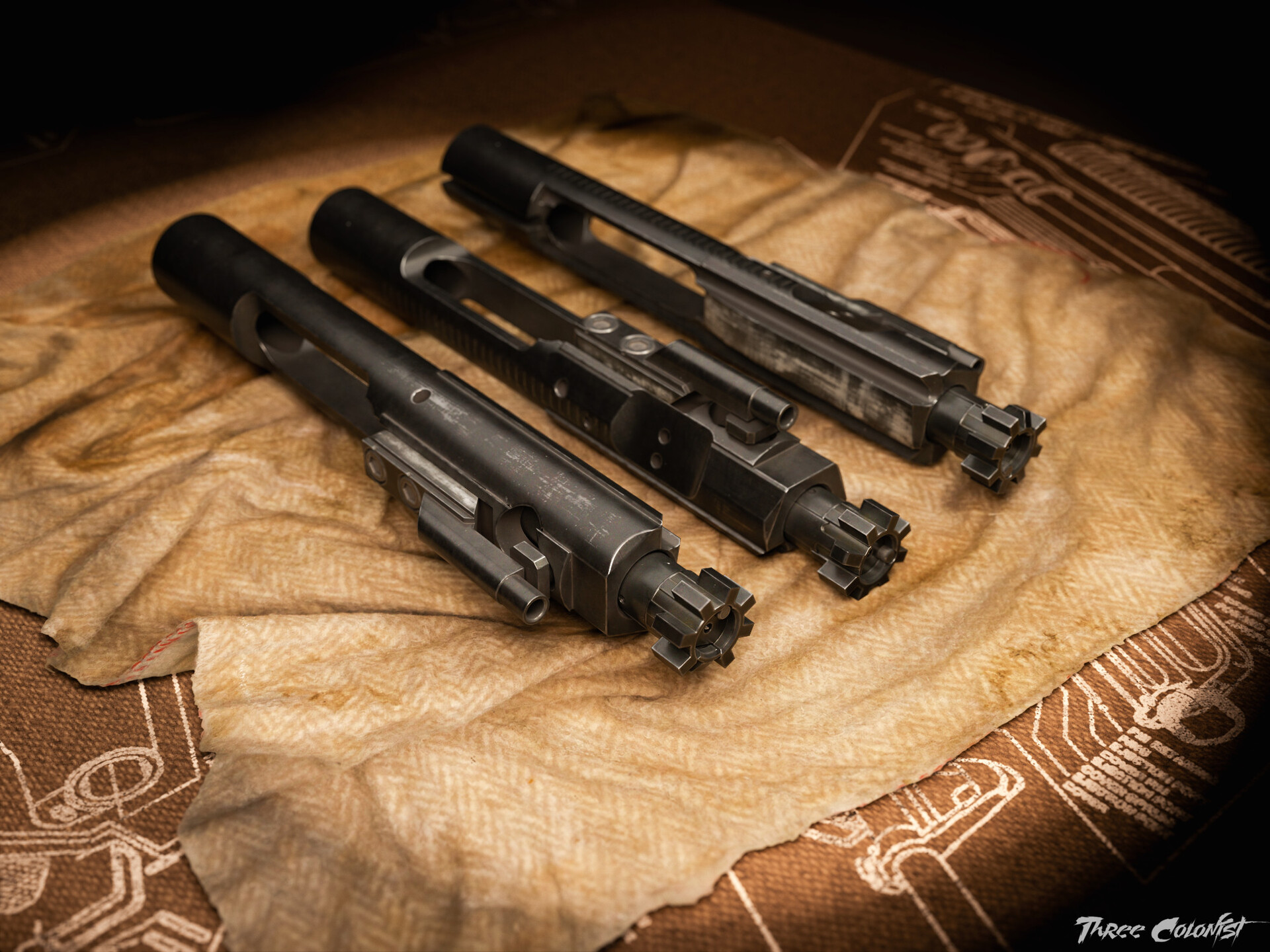ArtStation - AR 15 Spec Bolt Carrier