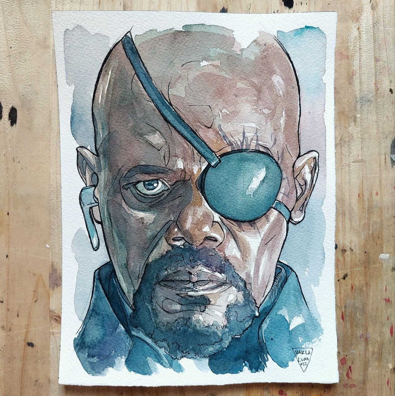 Varla Luna - AVENGERS: watercolor collection