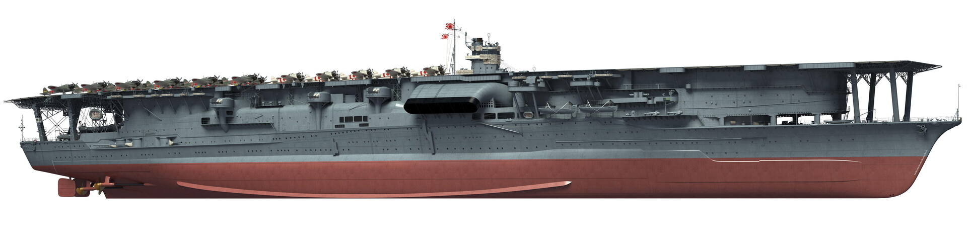 ArtStation - Japanese aircraft carrier Akagi