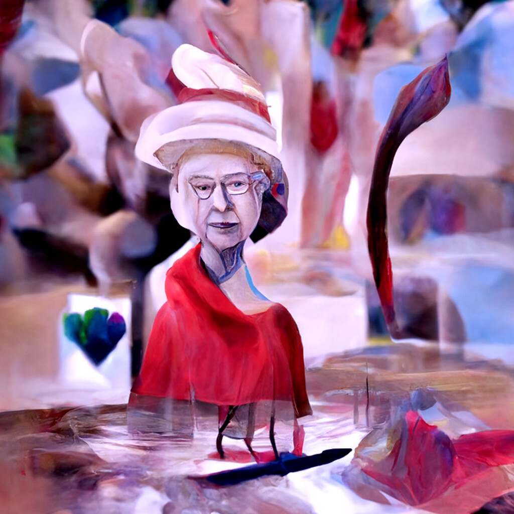 thePicasso DAO - Queen Elizabeth AI