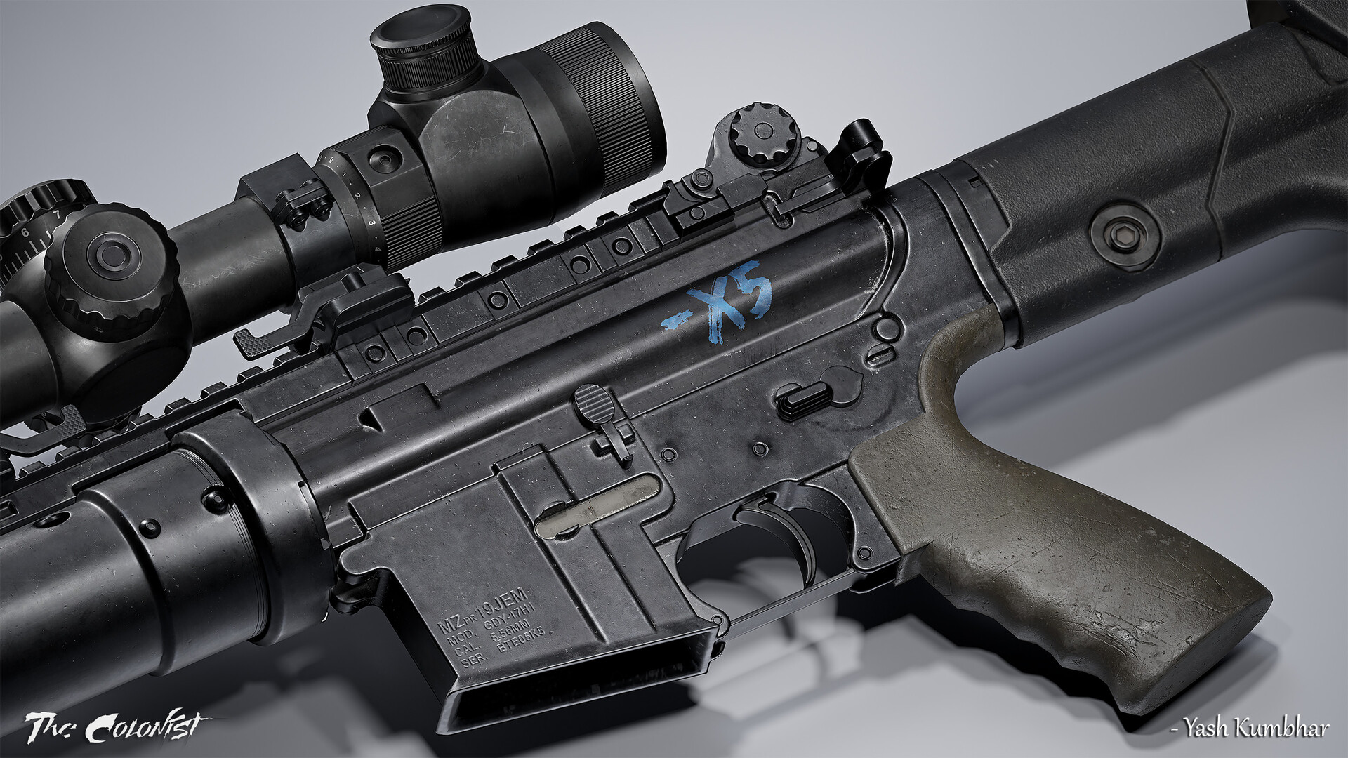 ArtStation - Mk12 DMR