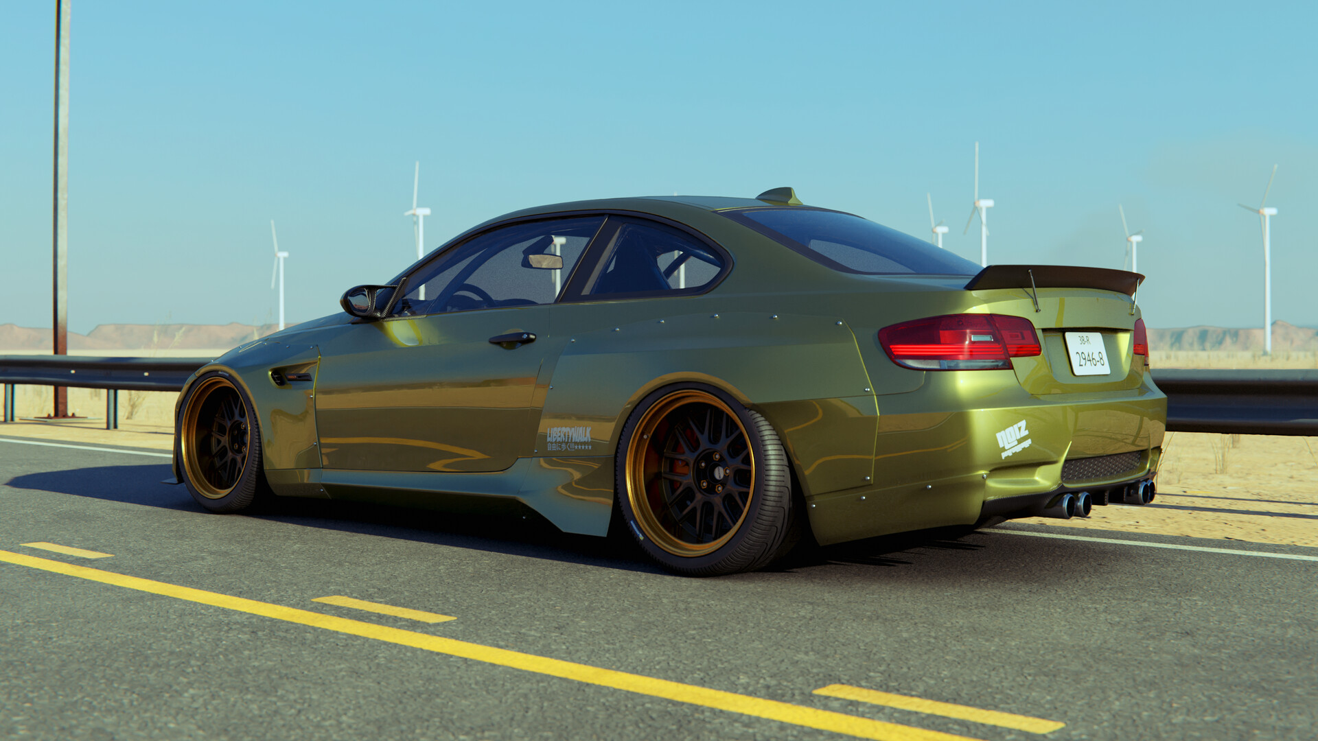 Anton Dmitriev - BMW E92 M3 Pandem BodyKit . Wind Farms