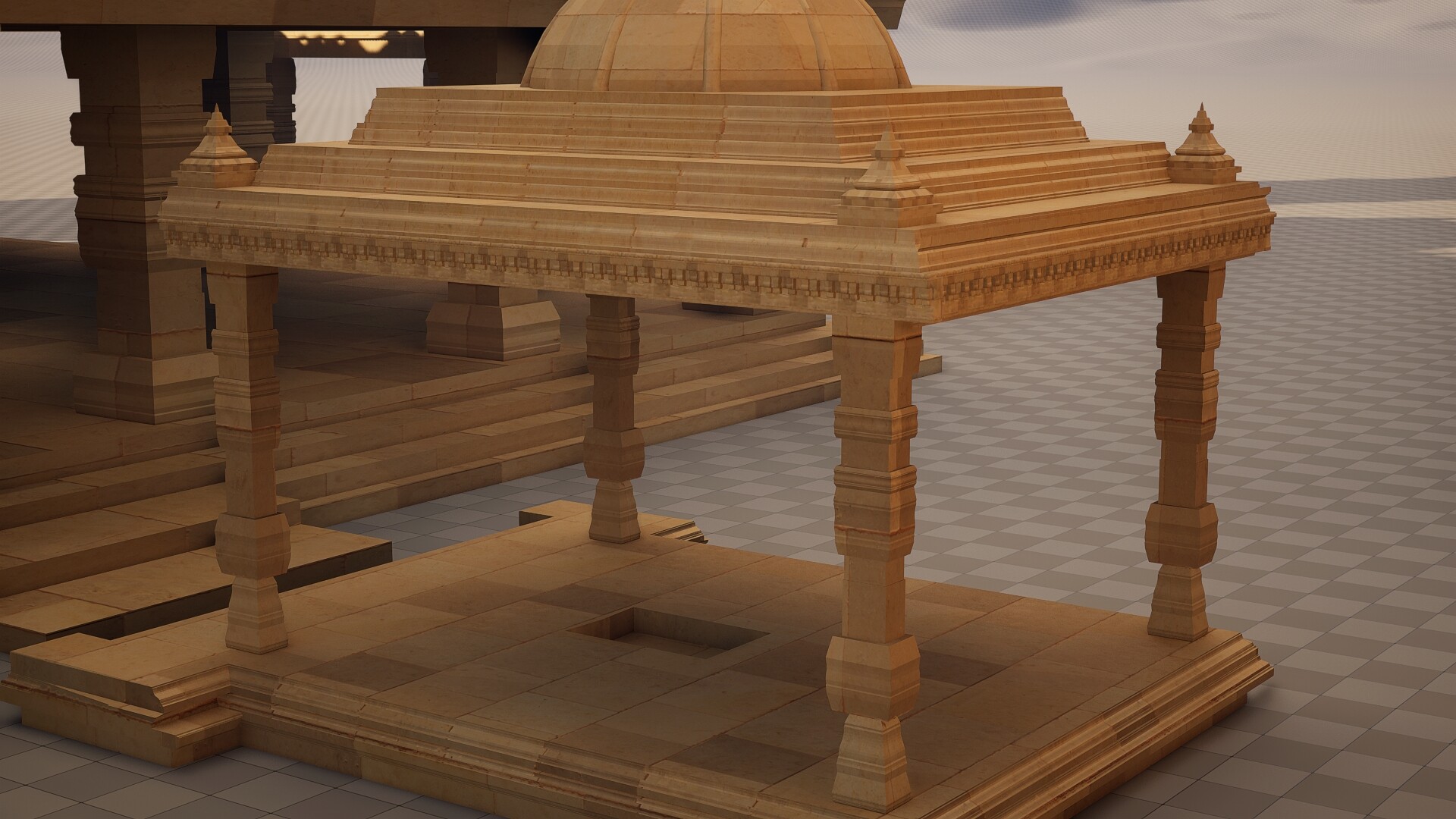 Krishna Bros - Temple_Bundle 3D model