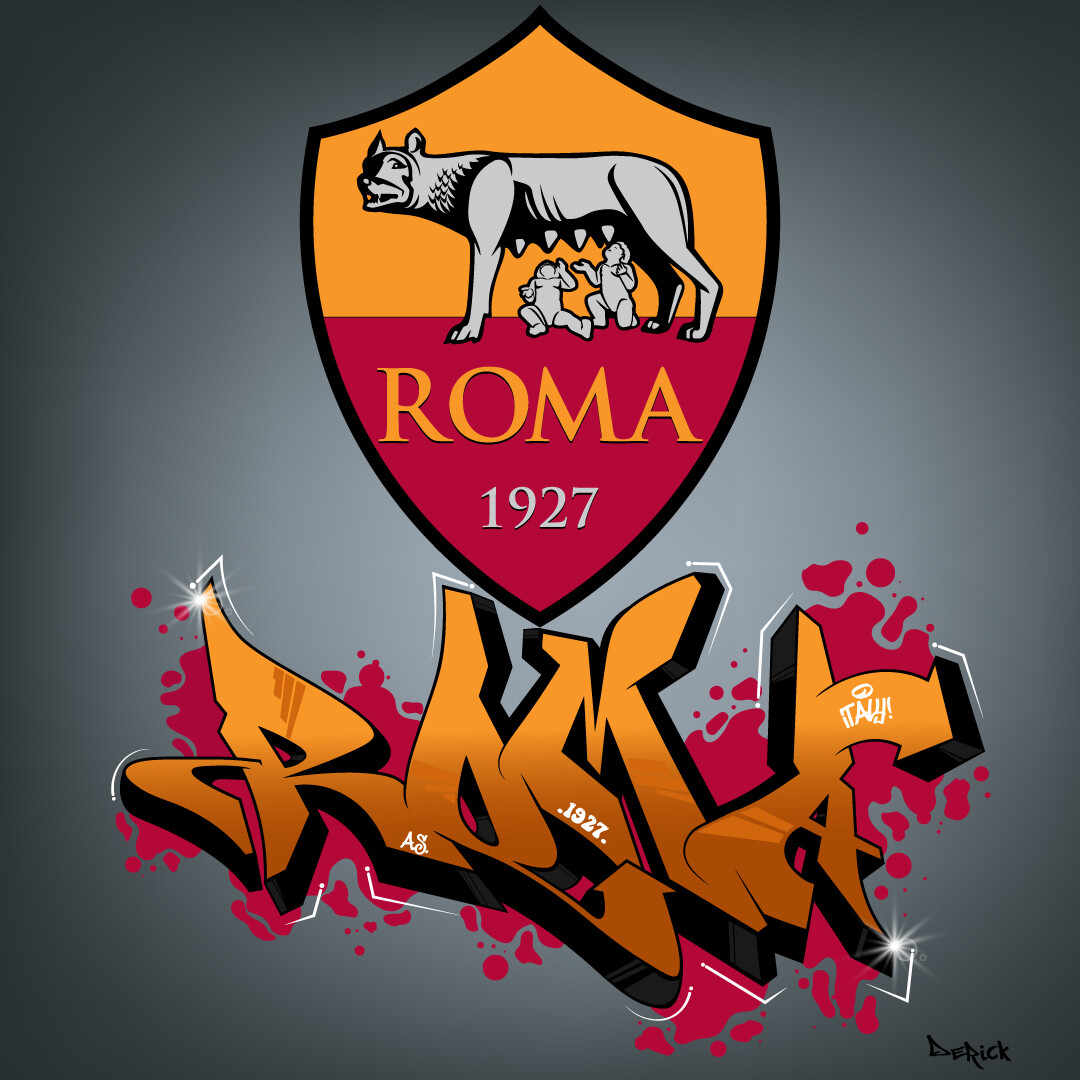 ArtStation - AS Roma Fc graffiti