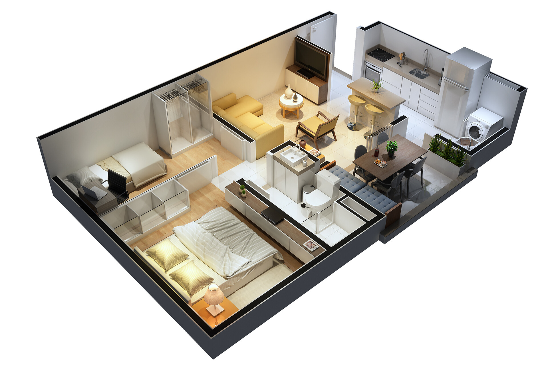 ArtStation - Planta Humanizada Isométrica