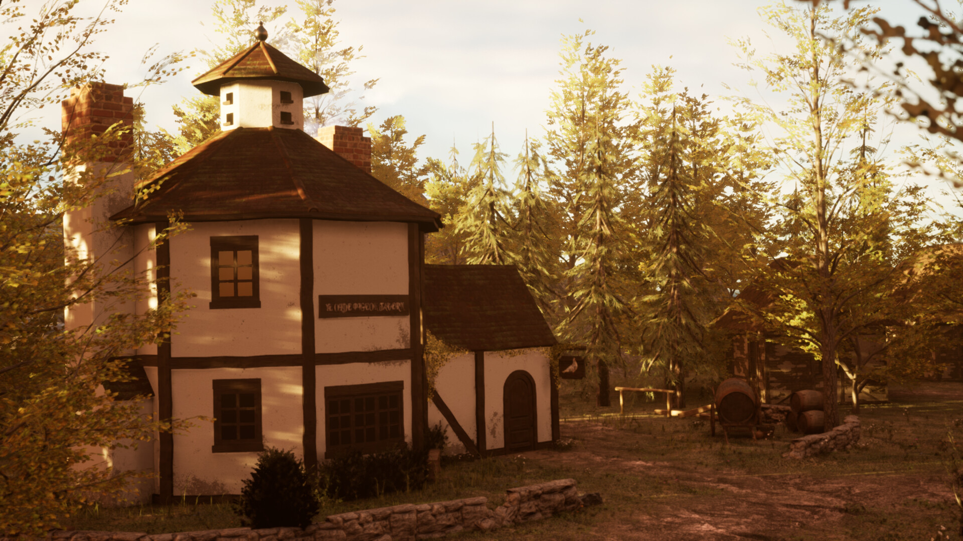 ArtStation - Ye Olde Pigeon Tavern