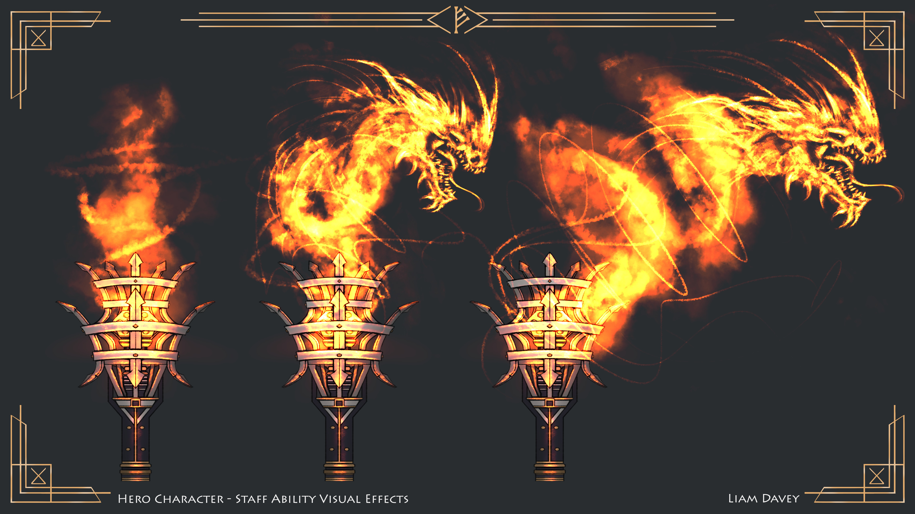 Liam Davey - Fyreslayer Hero Design - Priest - Auric Flamespitter