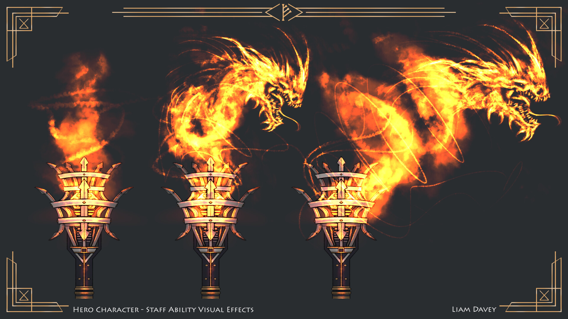 Liam Davey - Fyreslayer Hero Design - Priest - Auric Flamespitter