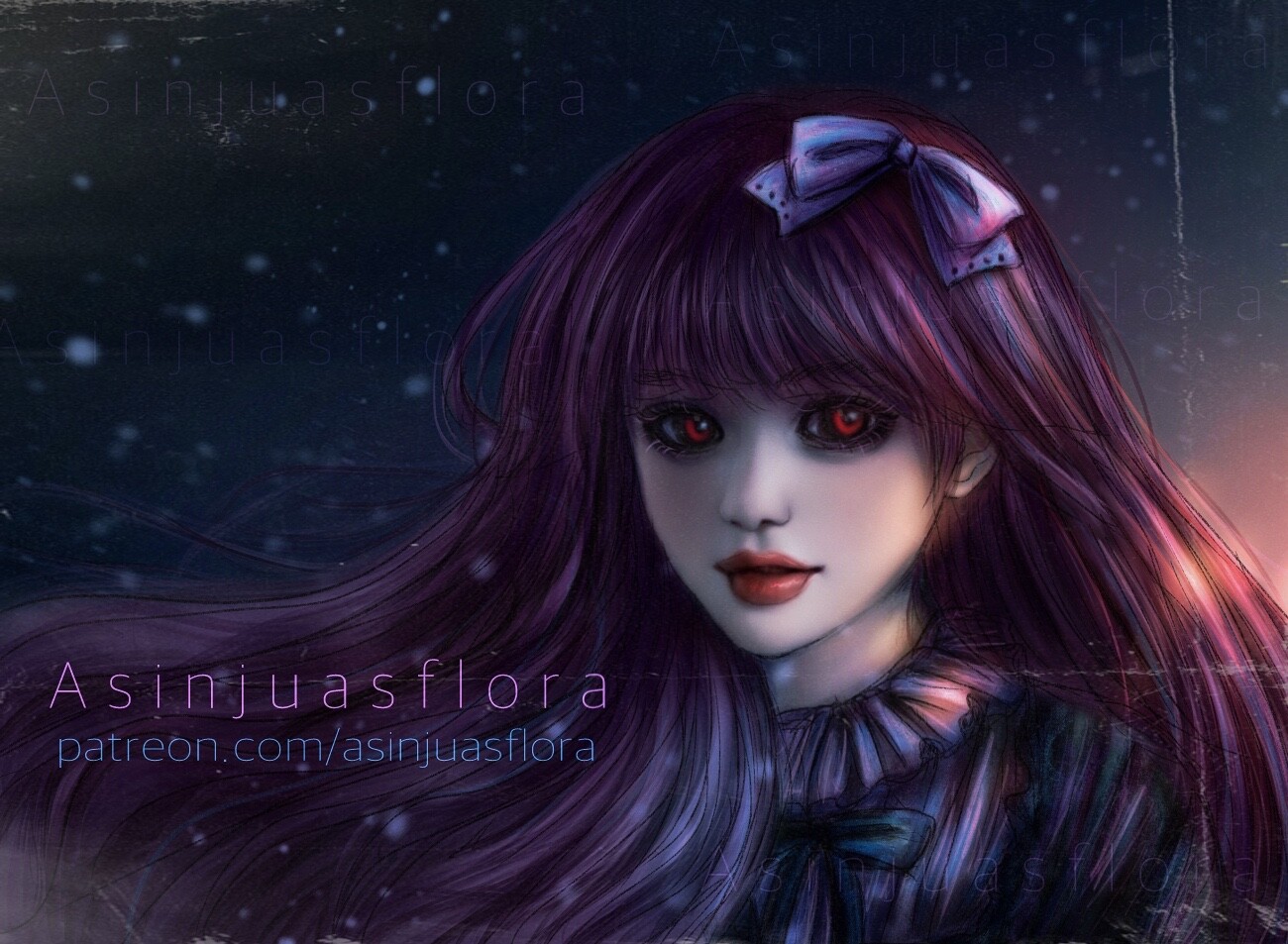 ArtStation - Sunako Kirishiki-桐敷沙子 from Shiki 屍鬼