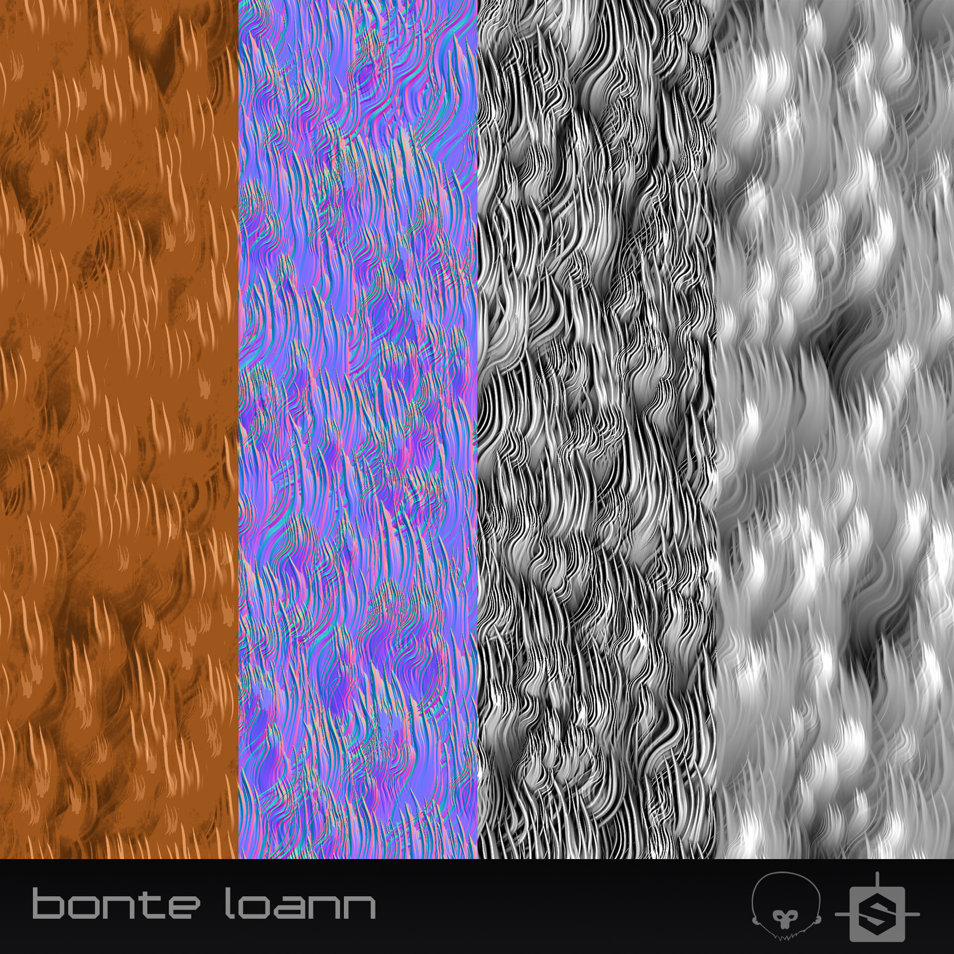Striped Shaggy Fur Seamless Texture Seamless Textures,, 47% OFF