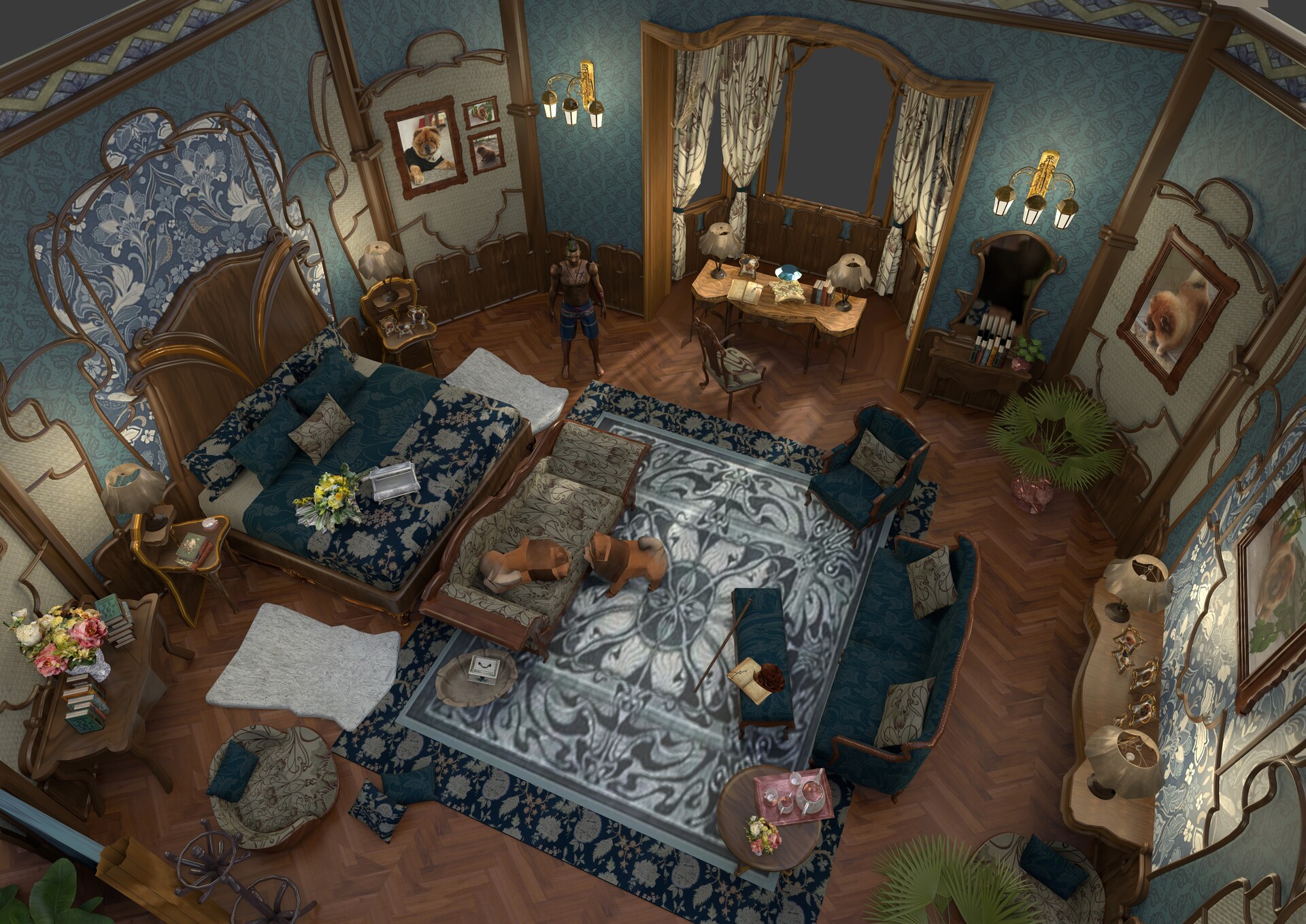 Sakulkarn Kunasawan - The Belgariad - Bedroom Cutaway