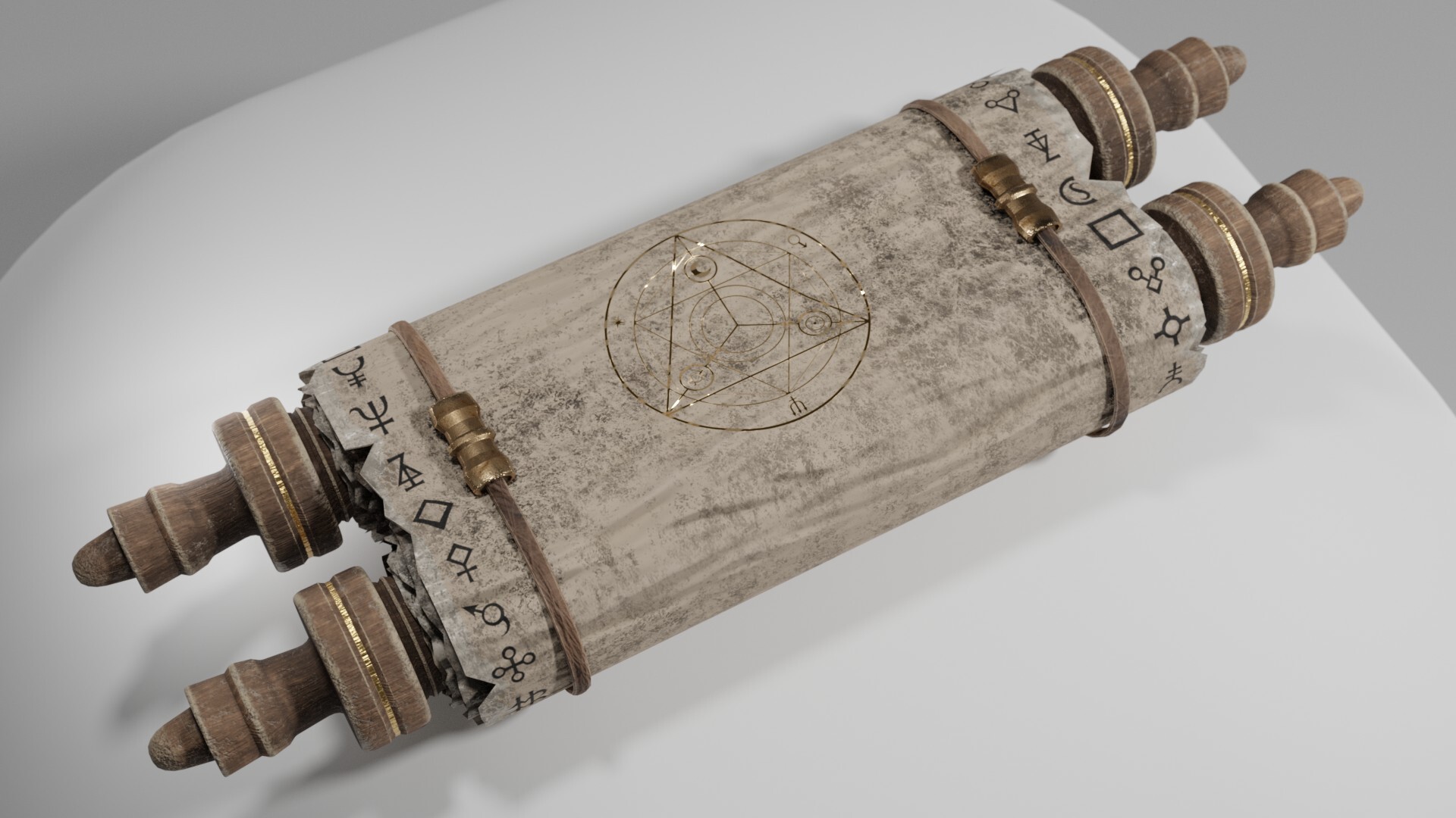 ArtStation - ancient scroll