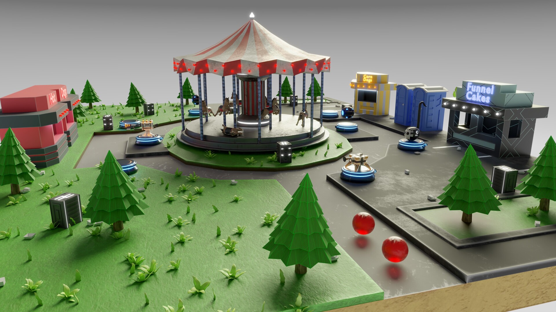 ArtStation - Carnival Level