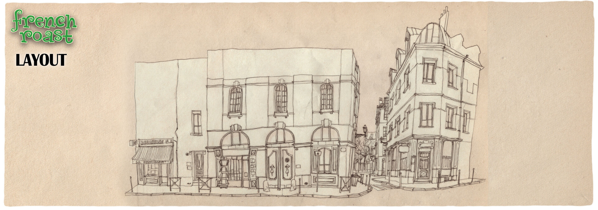 ArtStation - "French roast" short film by Fabrice Joubert, 2009,BG vis-dev