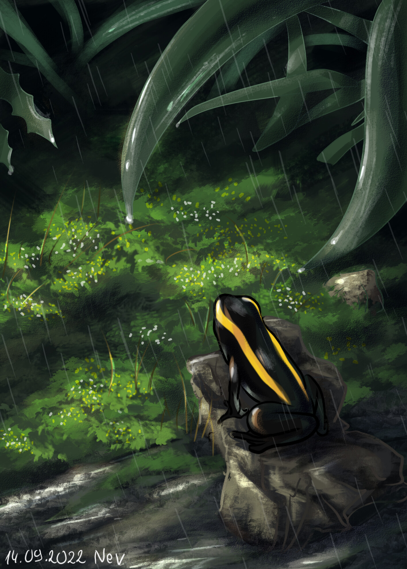 ArtStation - Rainy chill