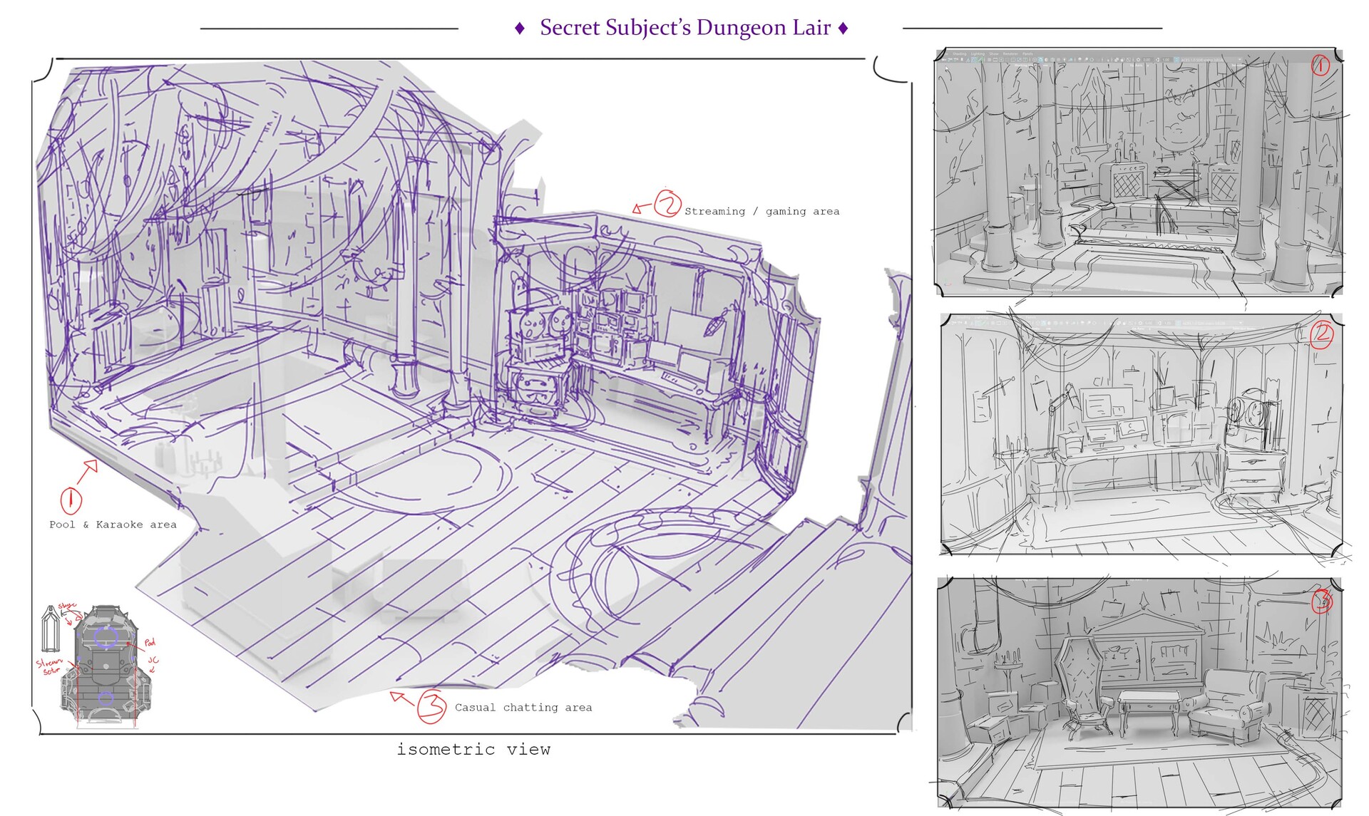 ArtStation - Game level Design WiP