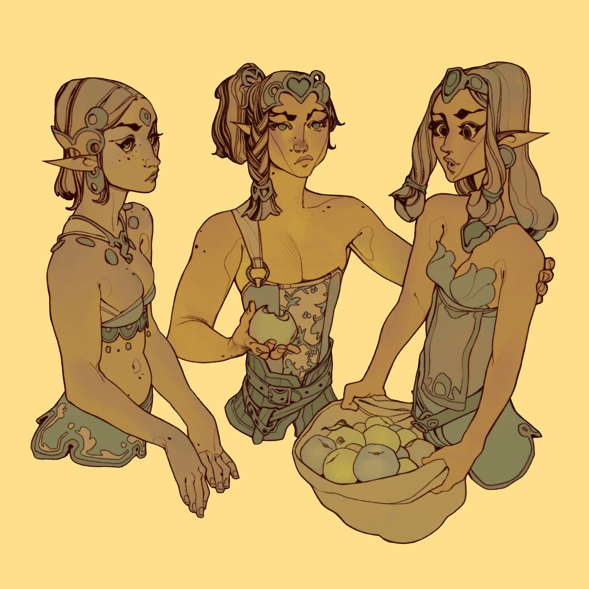 Three Sisters by Sang Nguyen : r/ImaginaryElves