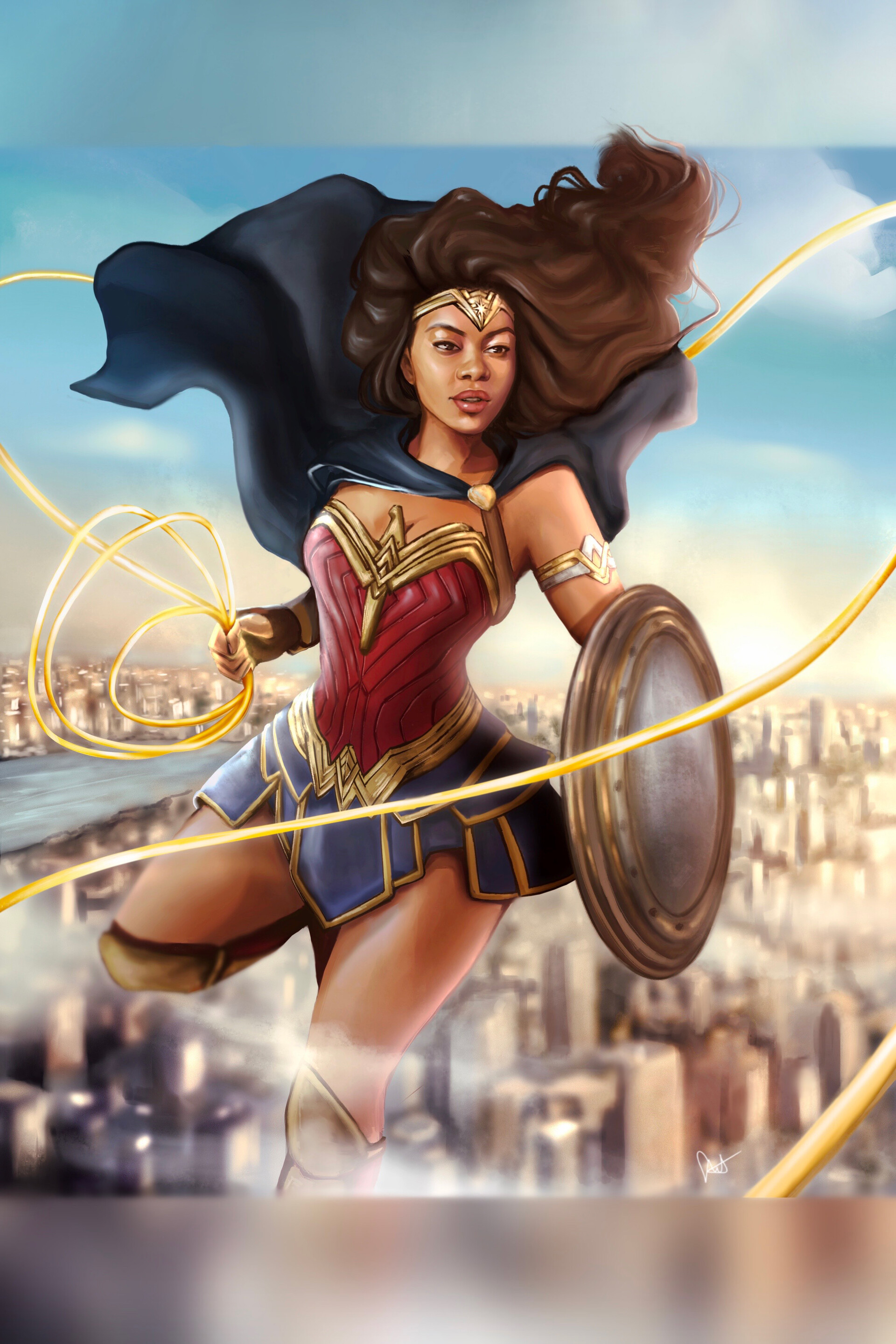 ArtStation - WonderWoman Commission