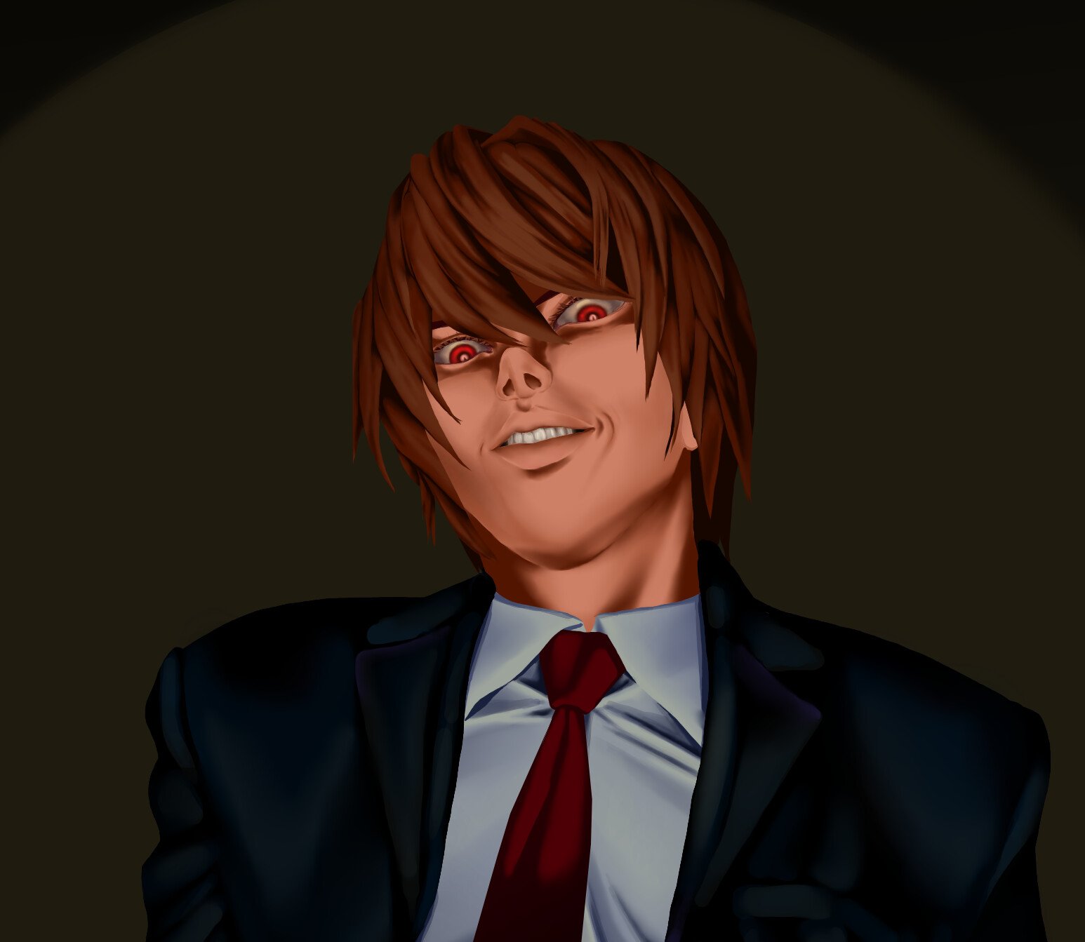light yagami smile photo