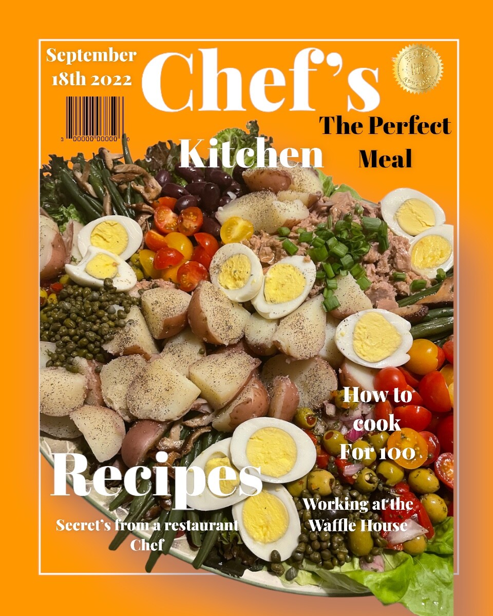 Winston Harrell Jr. - Chef’s Kitchen Magazine Layout