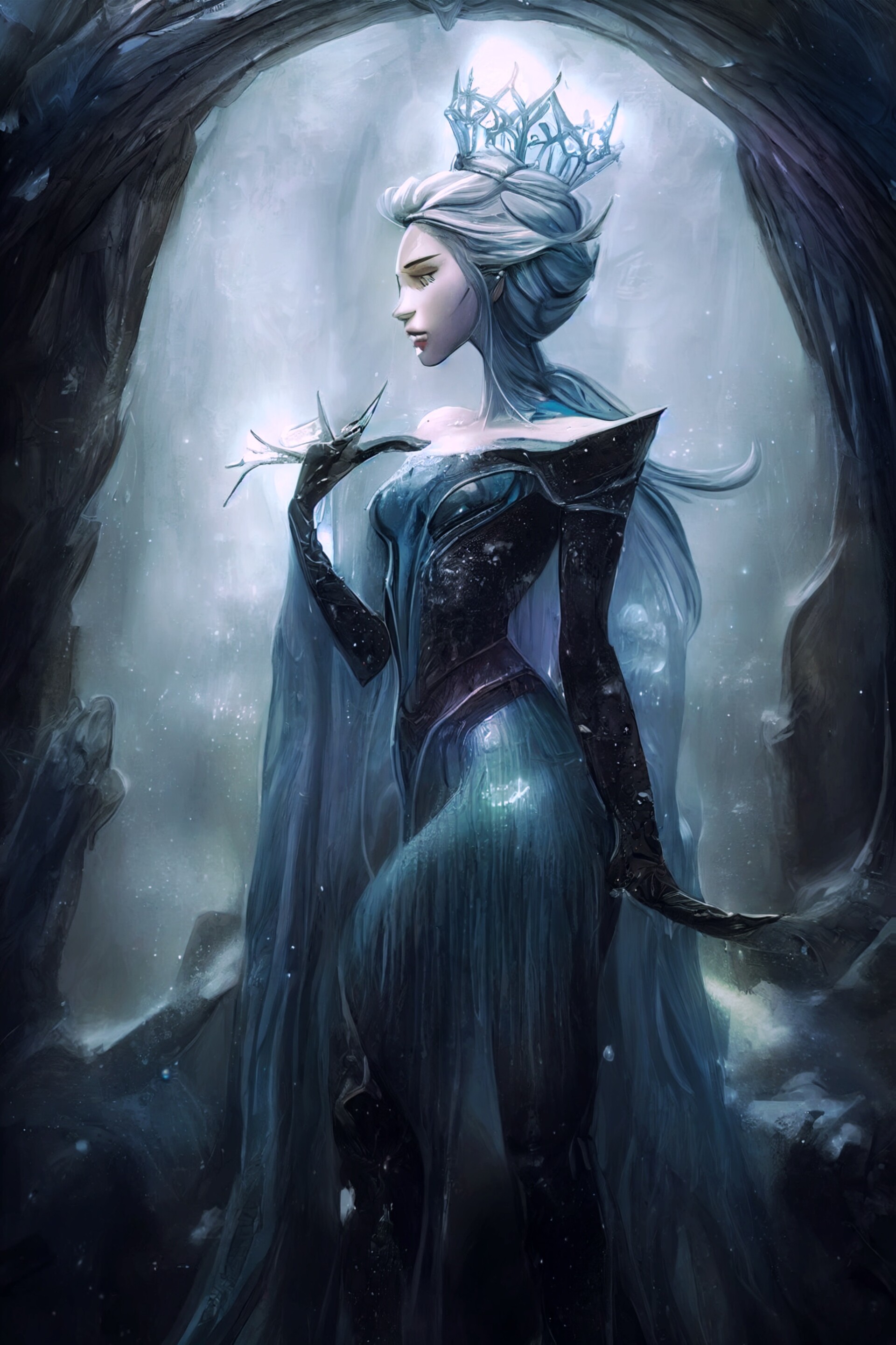 VILLIAM's SpeedART【界】 - Dark Elsa