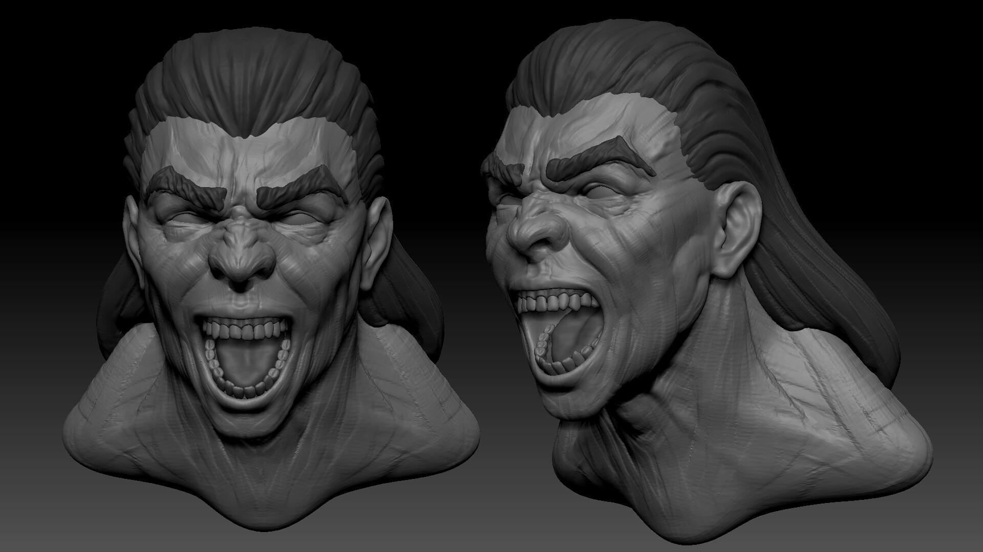 ArtStation - Rough sculpting practice