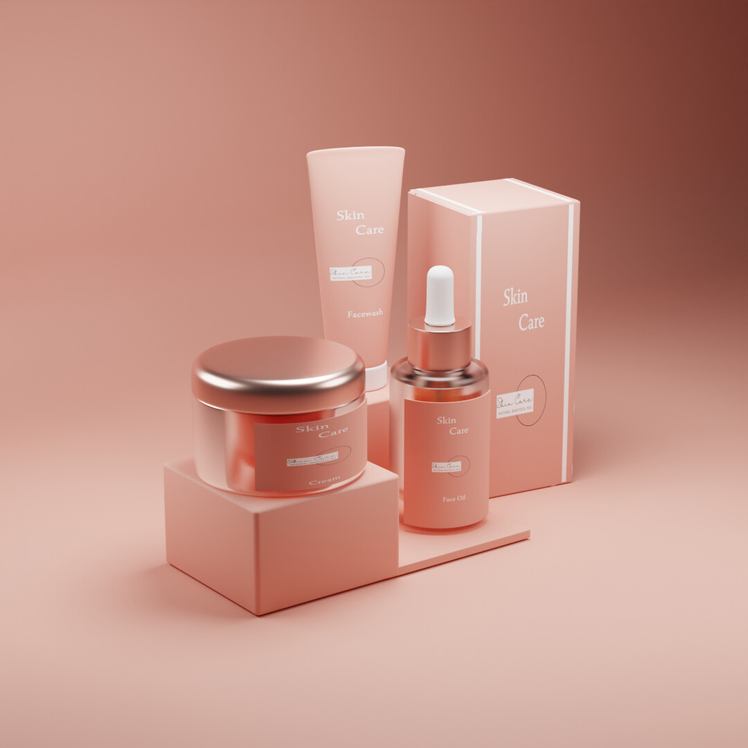 ArtStation - realistic 3D product packaging made in blender