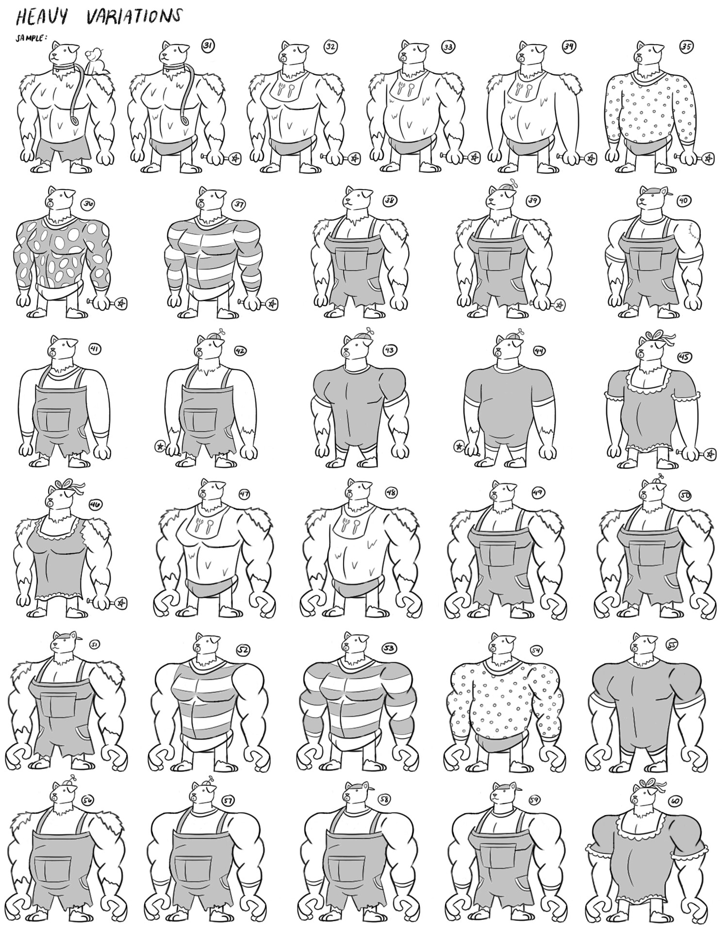 Ysabelle de Mesa - Heavy Character Concept (Baby / Dog Fusion)