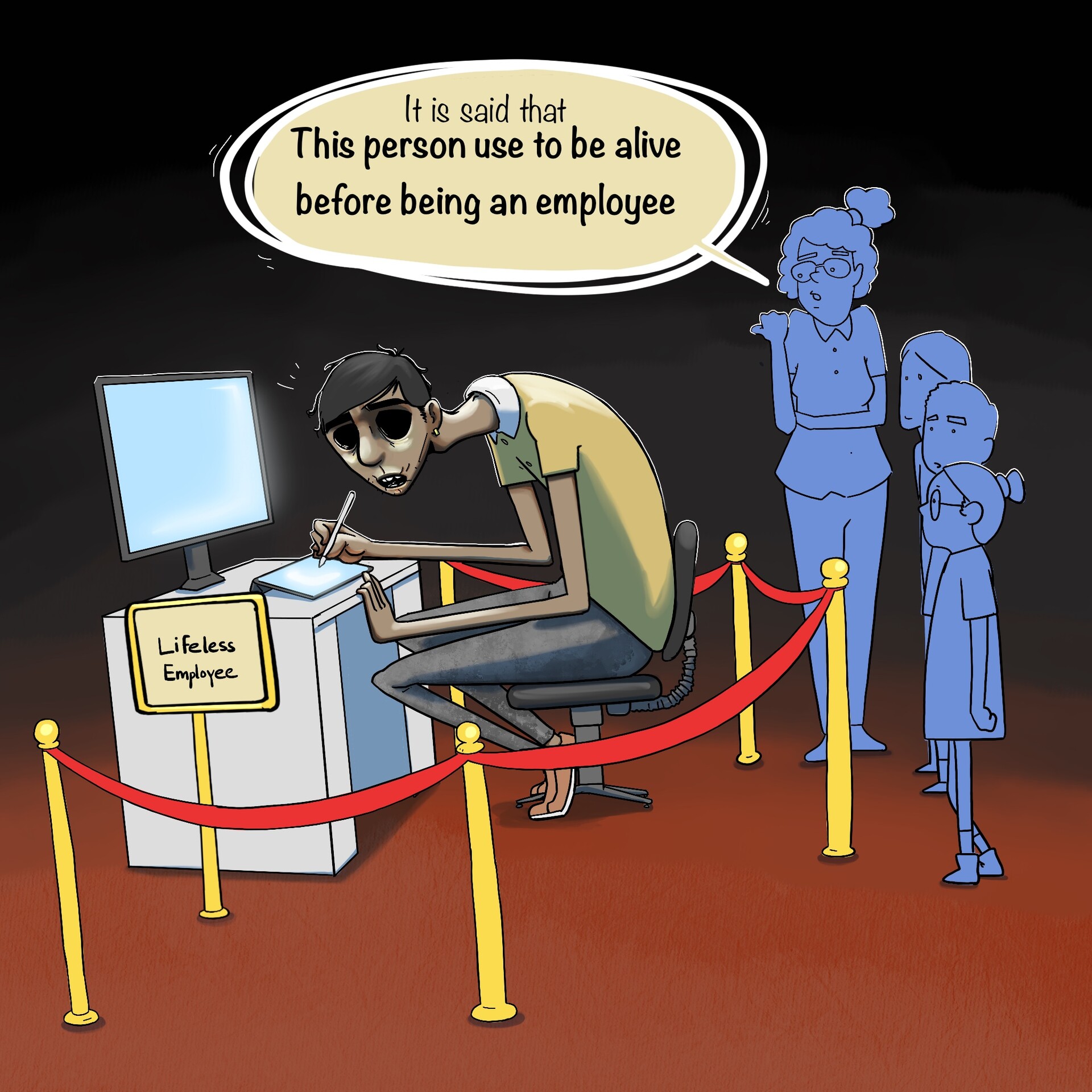 ArtStation - Lifeless employee