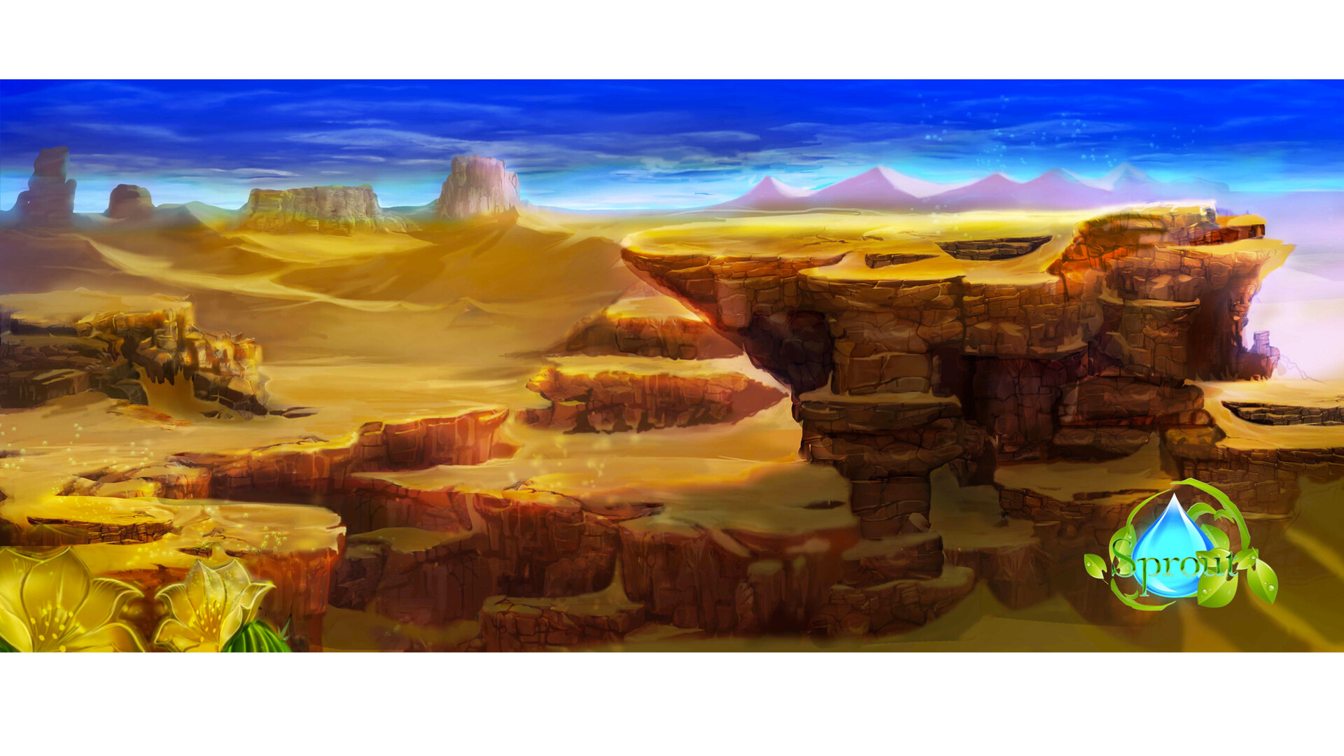 ArtStation - Sprout a 2d side scroller arpg about climate change.