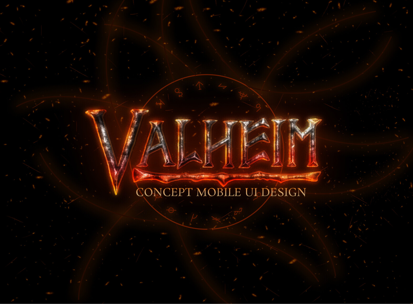 ArtStation - "Valheim" Concept Mobile UI Design
