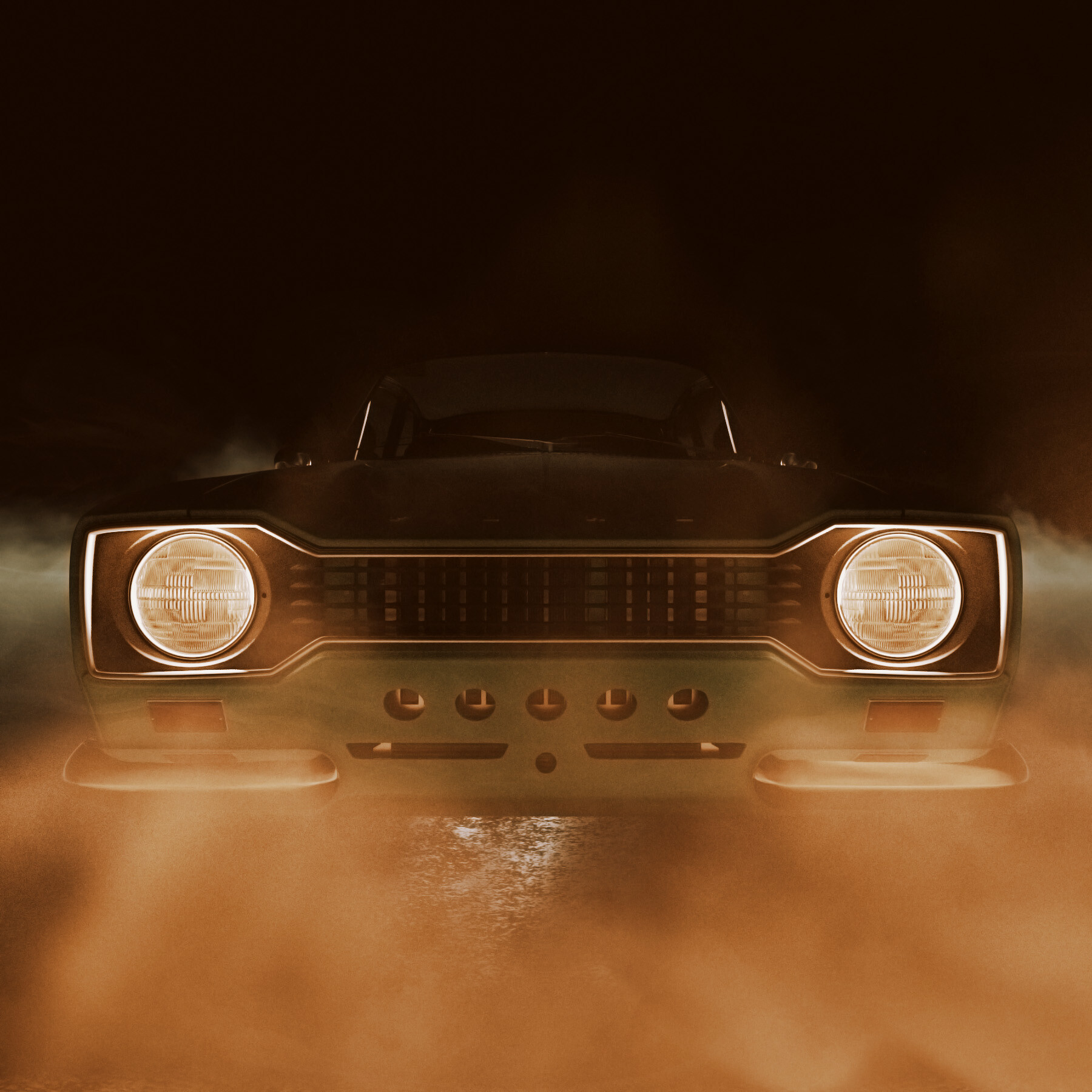ArtStation - Ford Escort Mk1