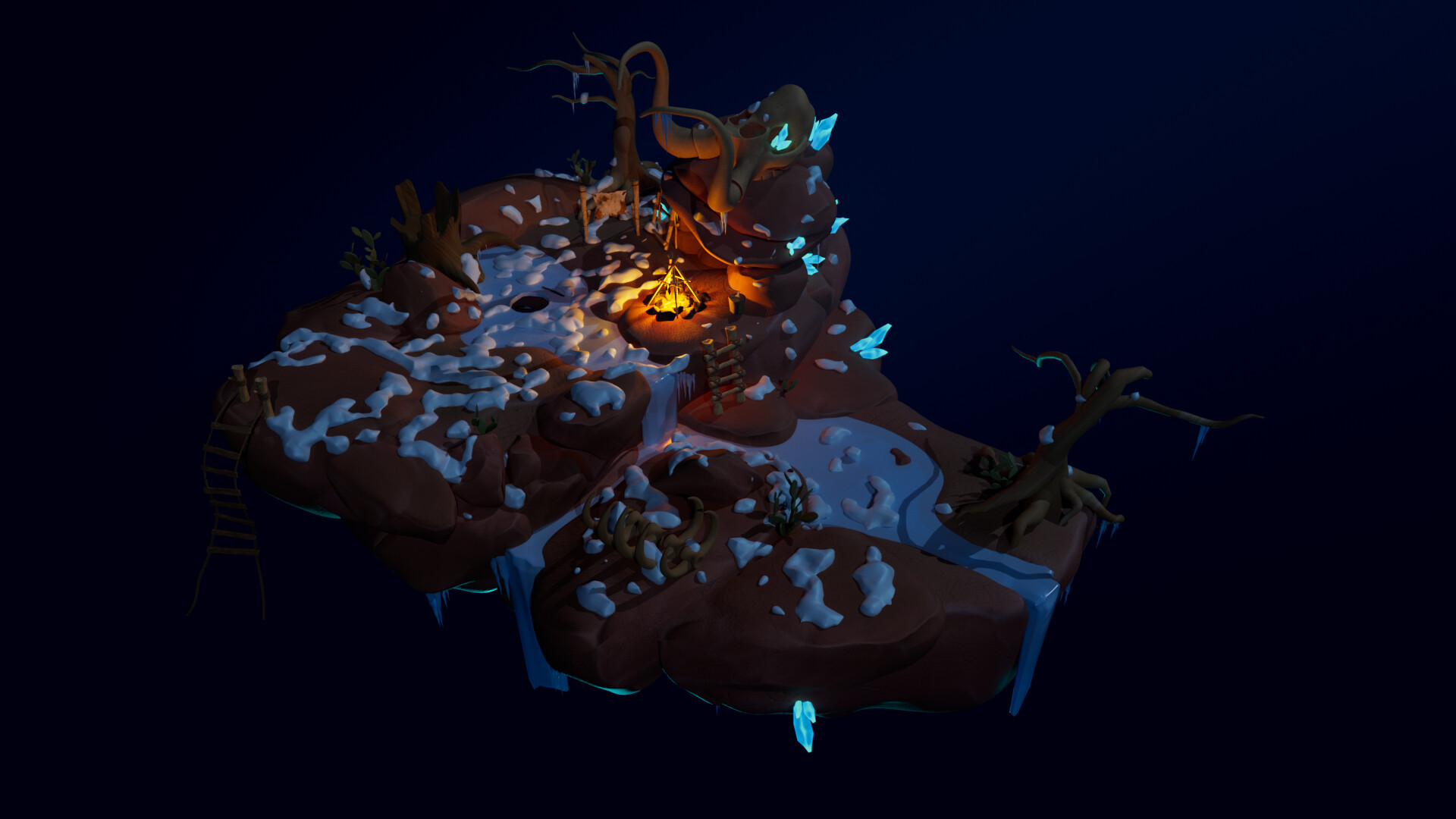 ArtStation - Stylized island enviroment