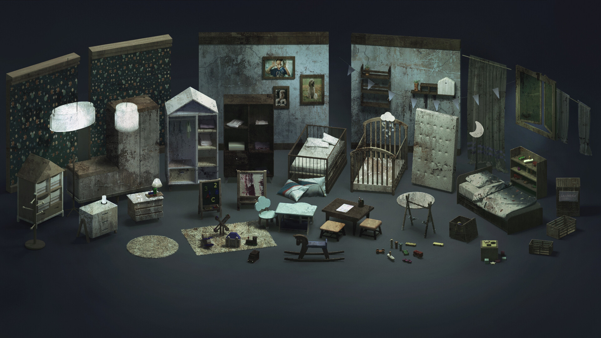 irene.castelluccia - ASSET- horror bedroom