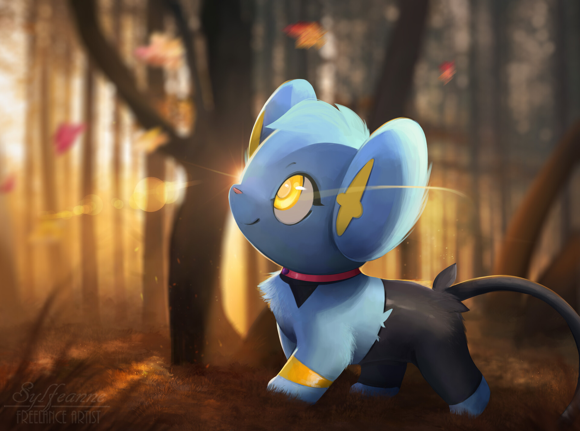 ArtStation - Shinx oc illustration